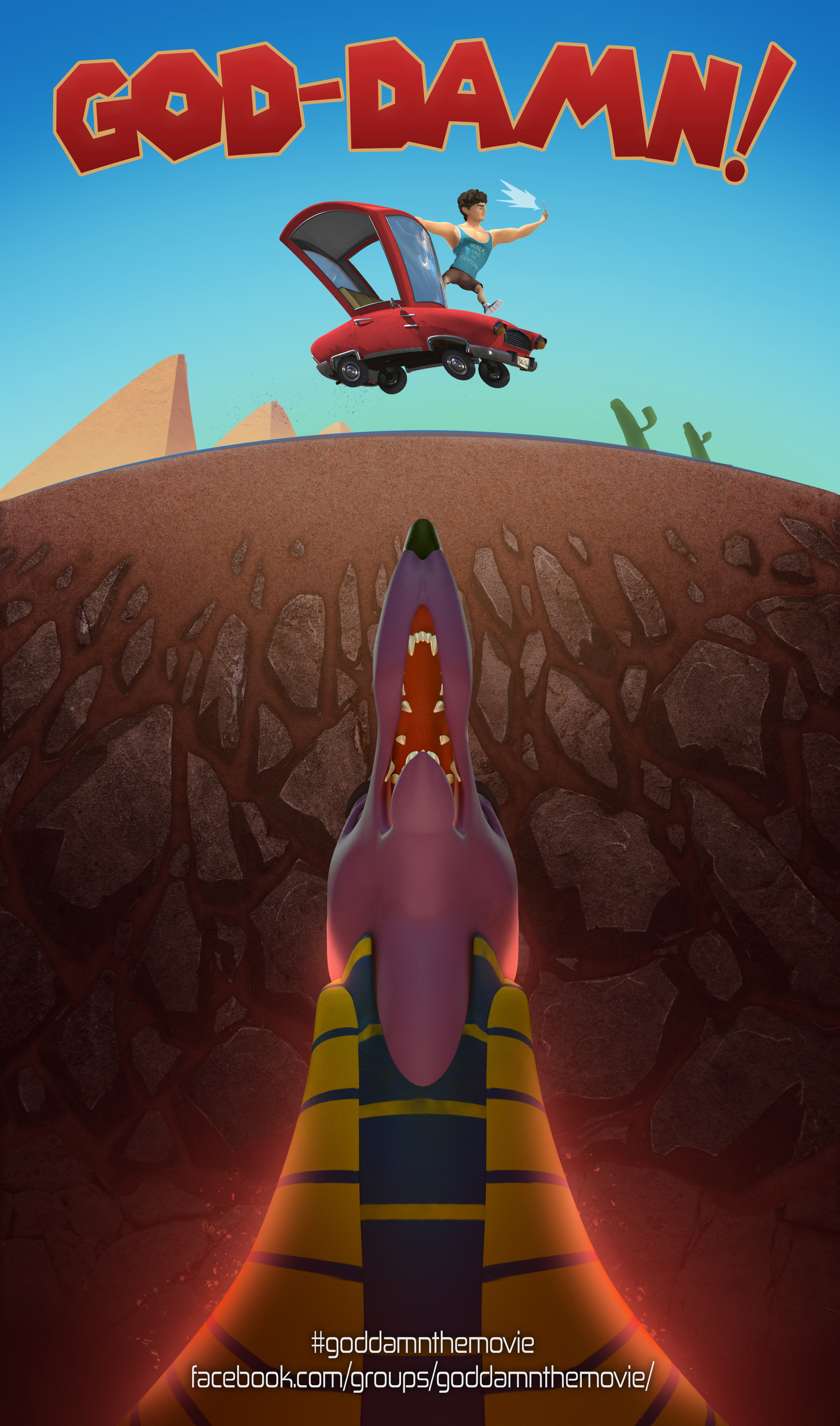 ArtStation - Goddamn poster