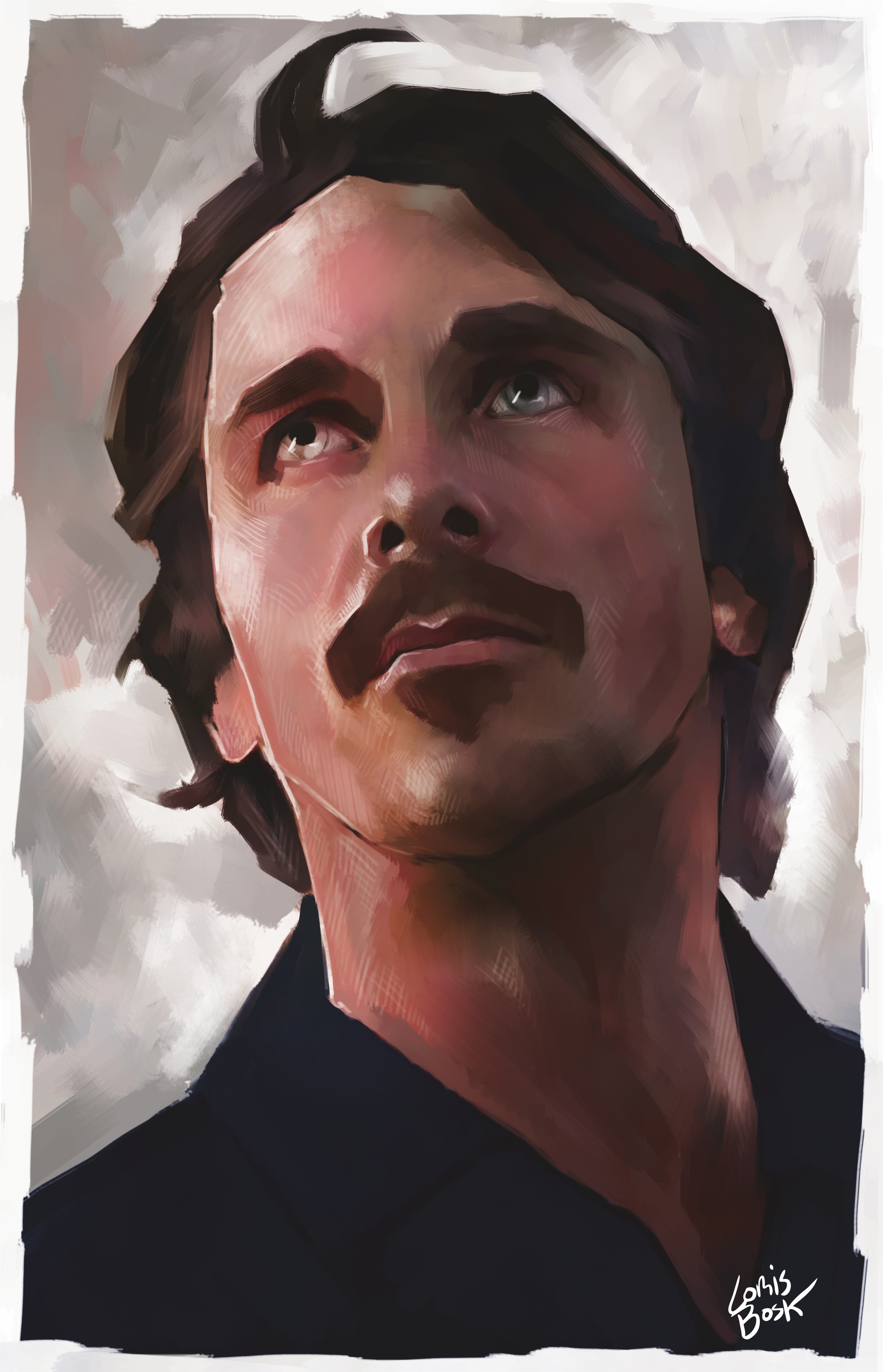 ArtStation - Christian Bale Portrait