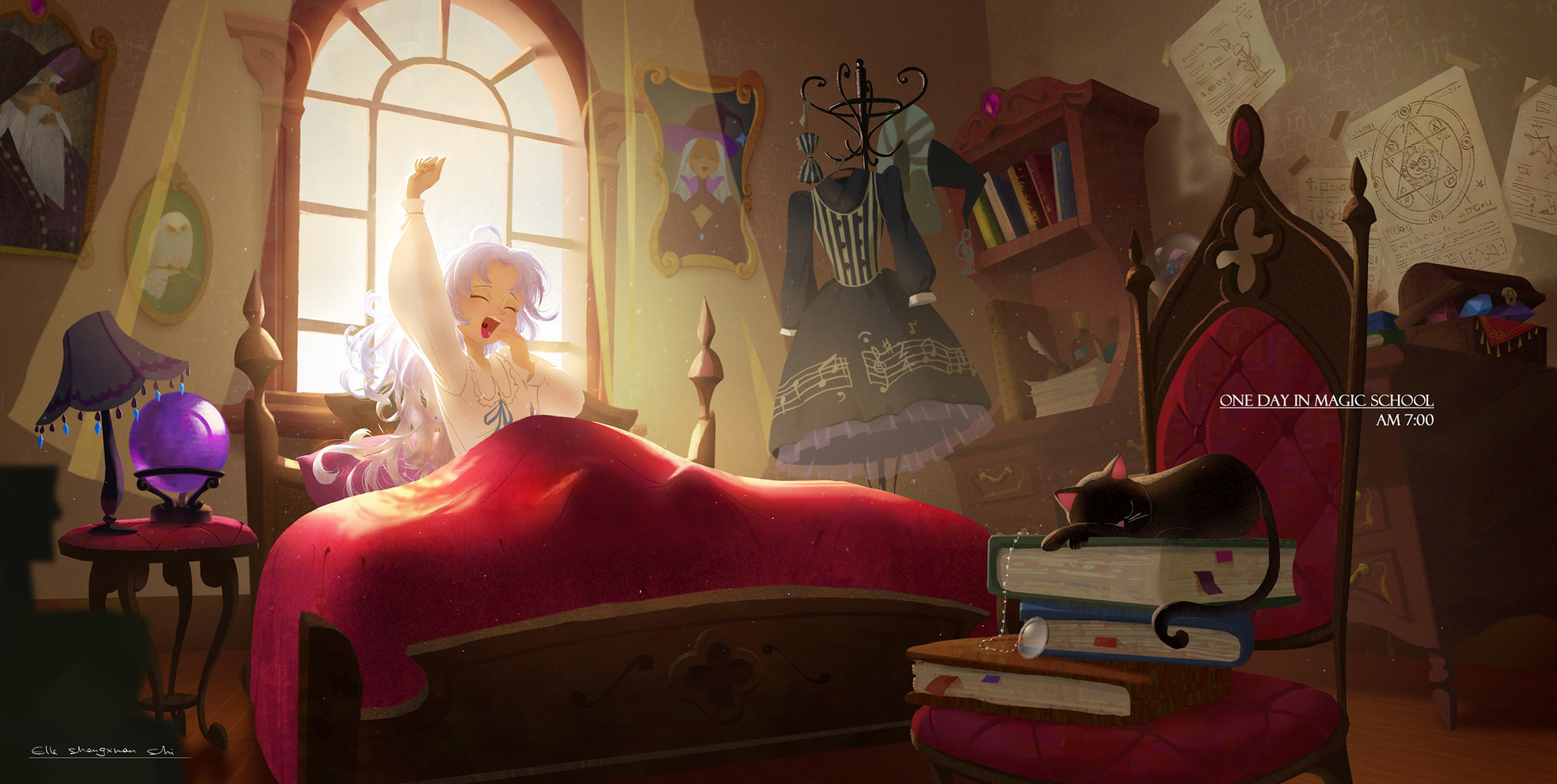 Good morning my magic school by Elle Shengxuan Shi : r/ImaginaryInteriors