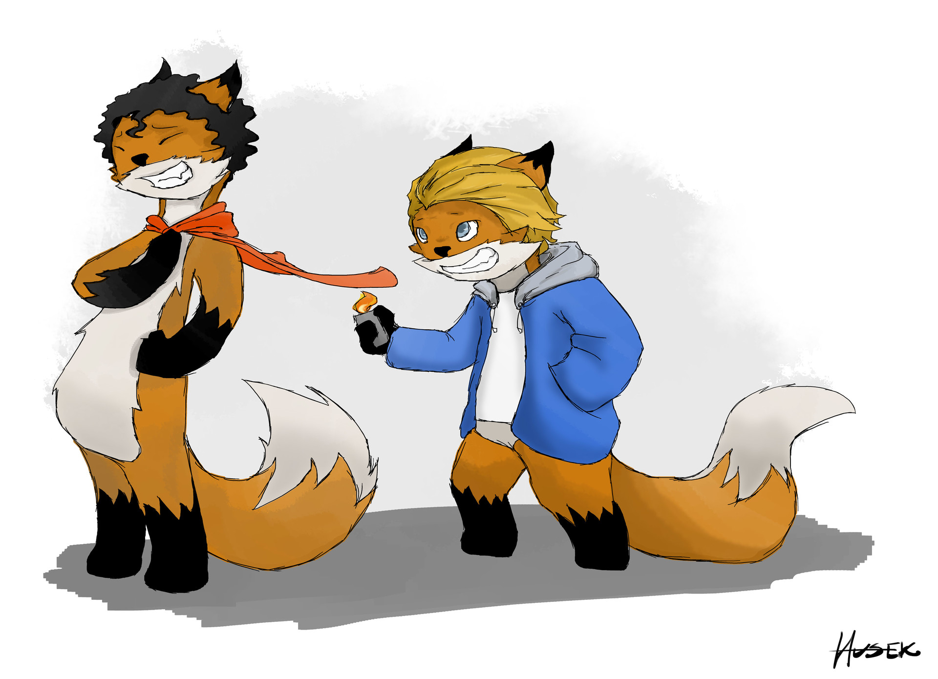 ArtStation - Undertale Foxes