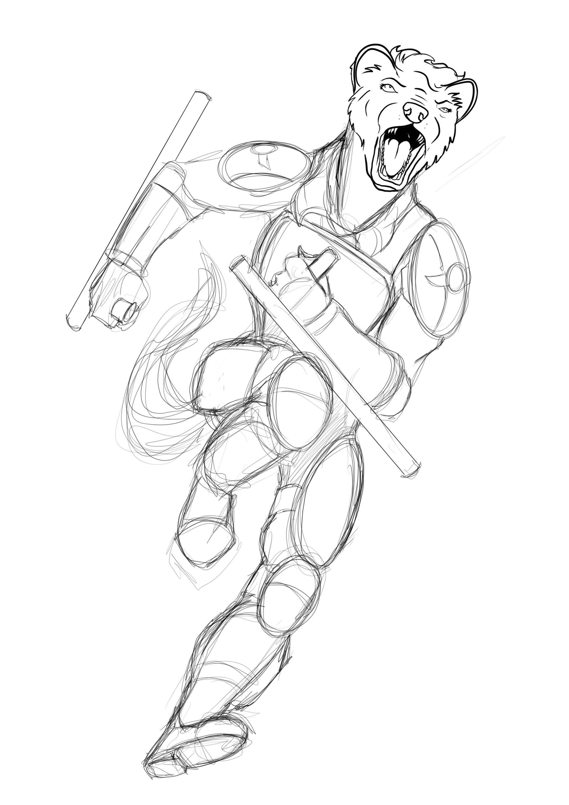 Sean Tourangeau - Action Mice Character Minx