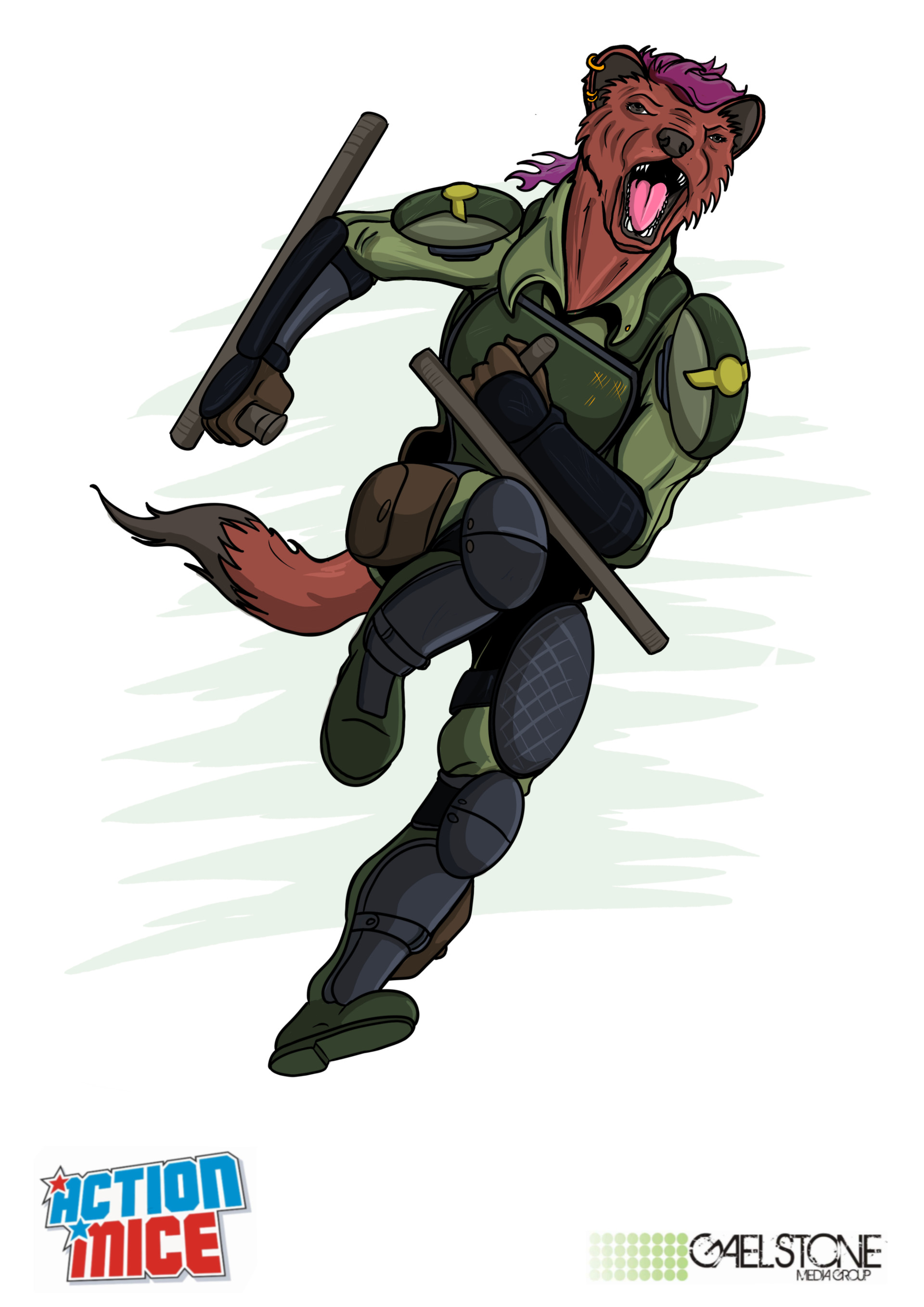 ArtStation - Action Mice Character Minx