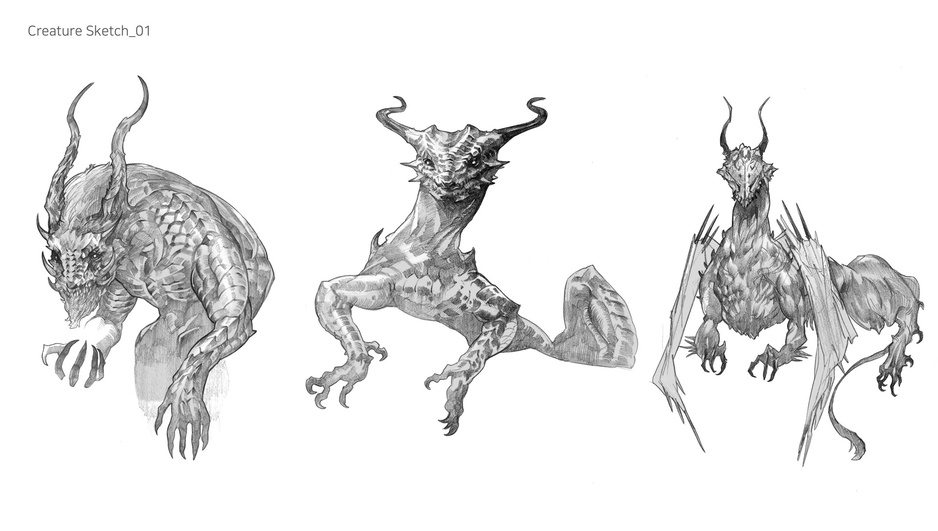 ArtStation - creature sketch