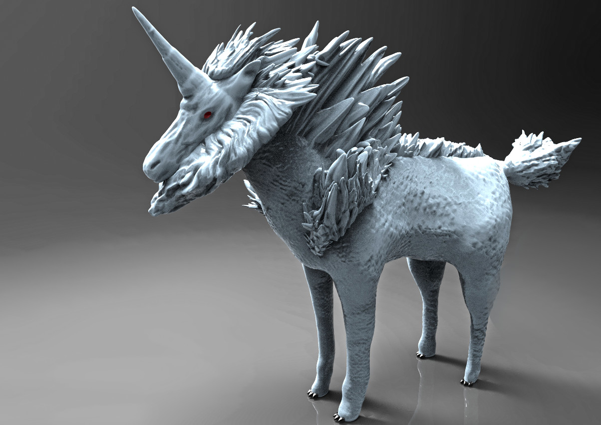 ArtStation - Monster Hunter fan art "Kirin"