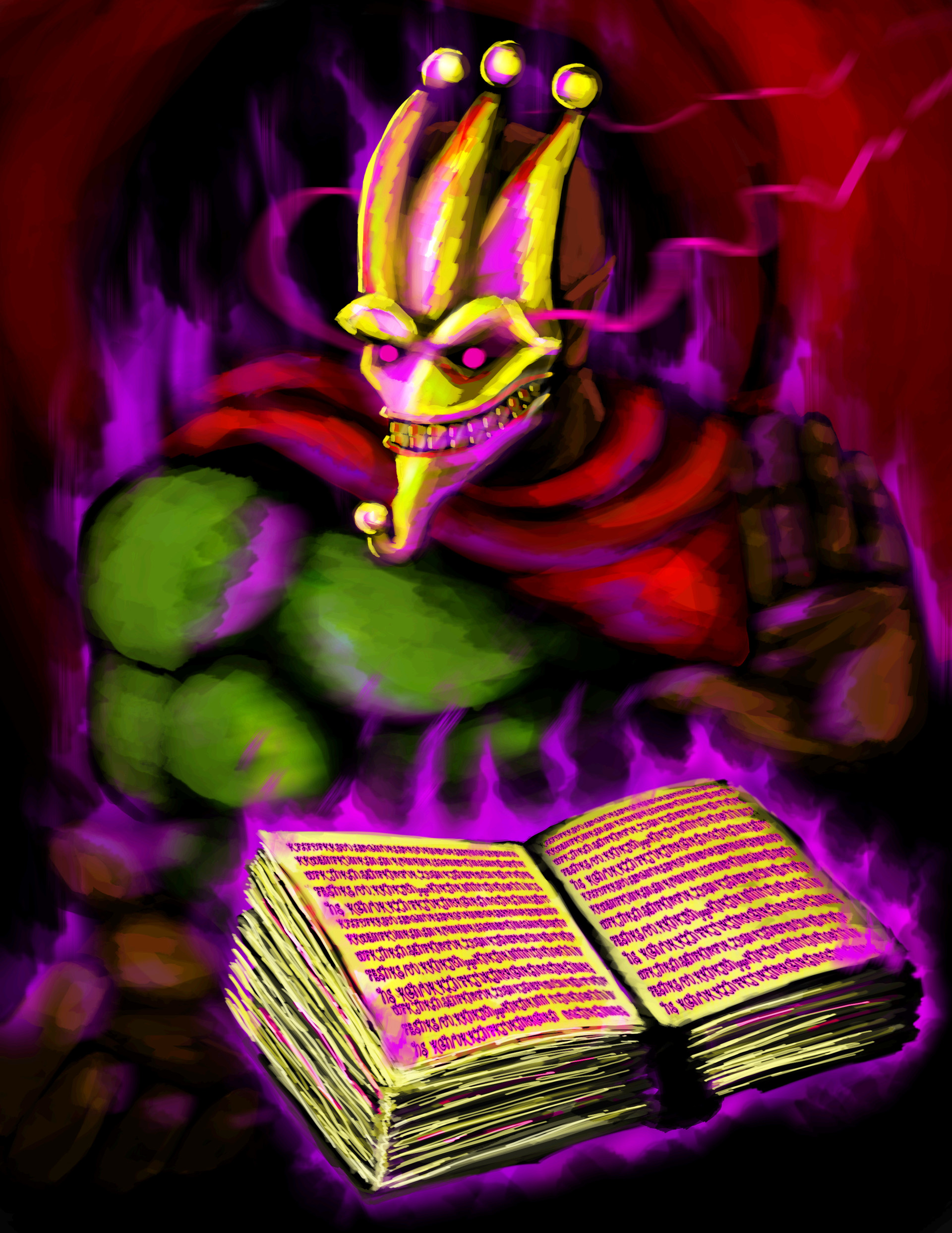 ArtStation - Diablo and the book