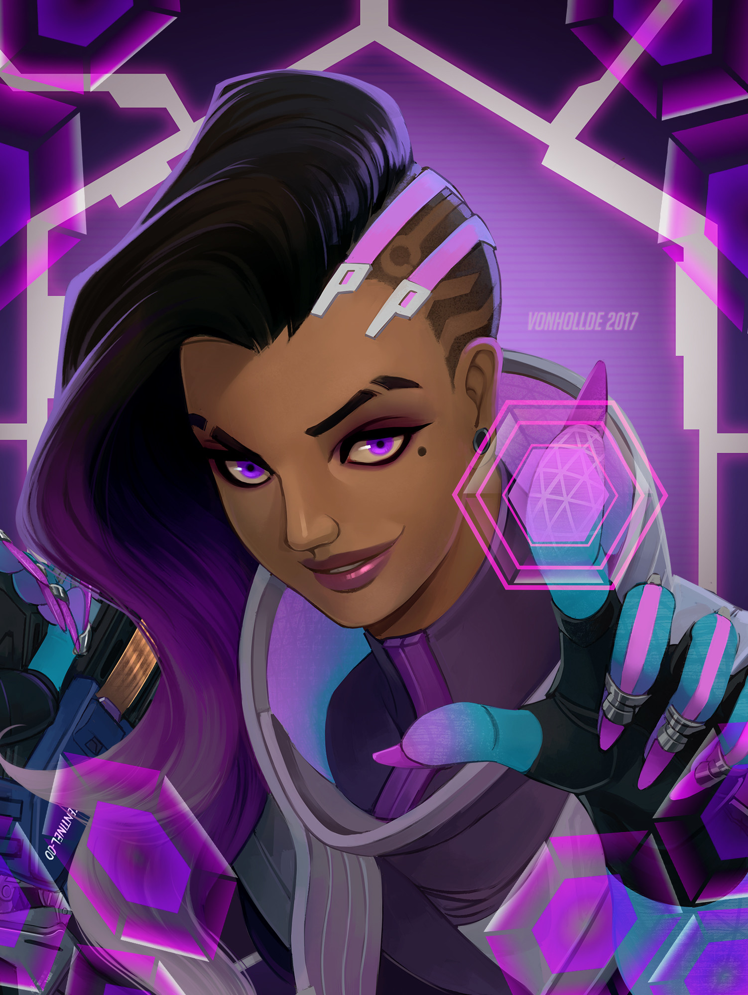 ArtStation - Sombra FanComic Cover