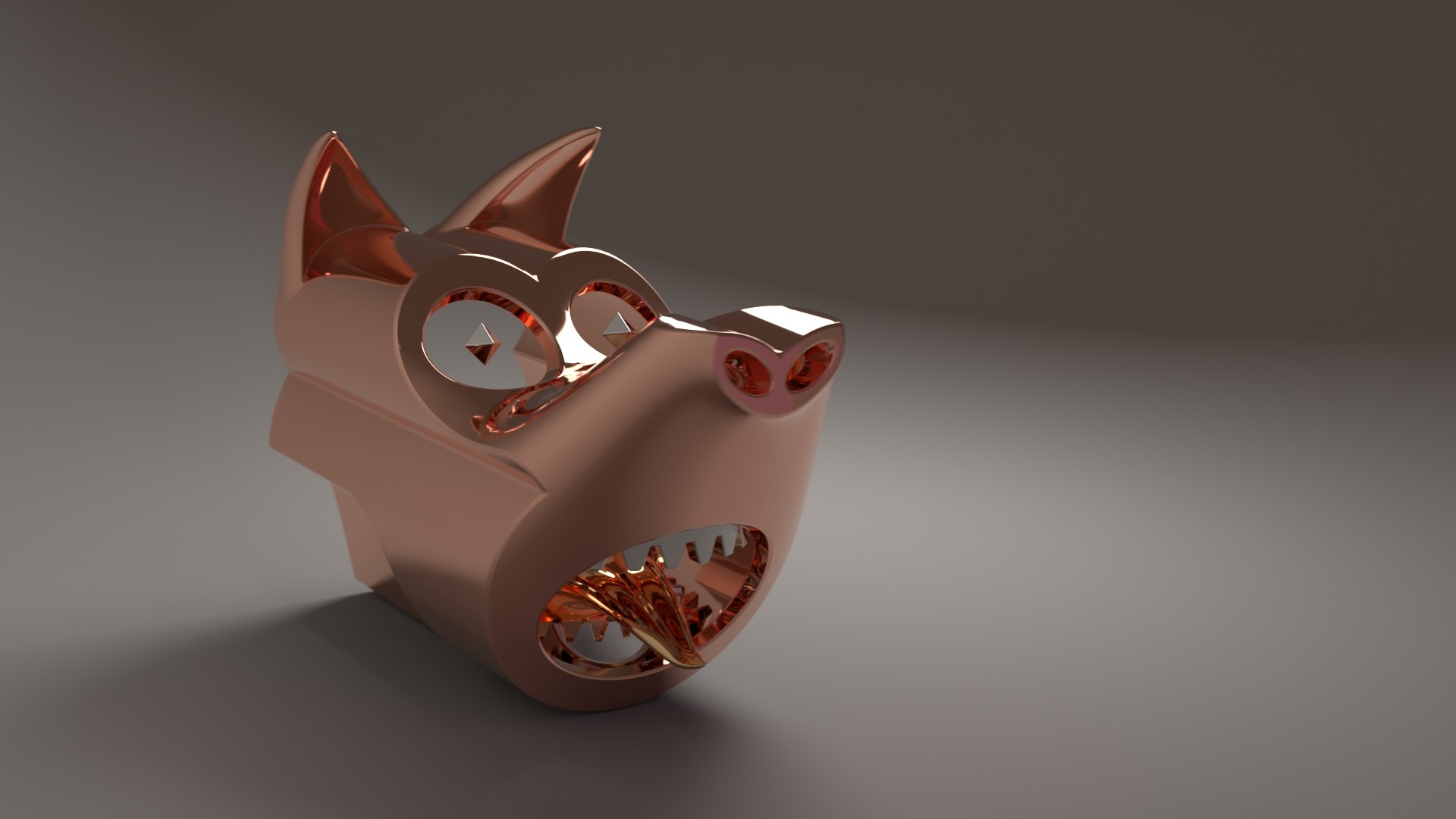 Ed Ferrari - Modo | Mesh Fusion | Cosmic Coyote Ornament