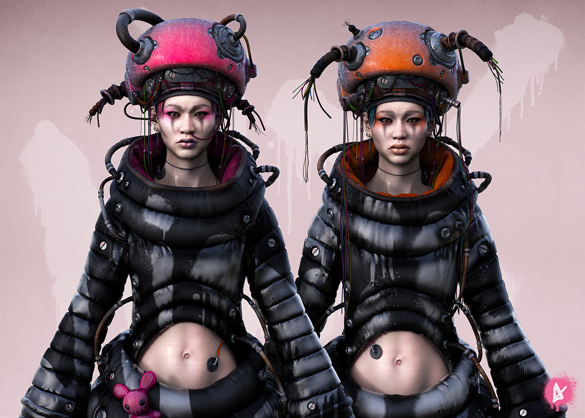 ArtStation - NiiX+NiiB Work in progress