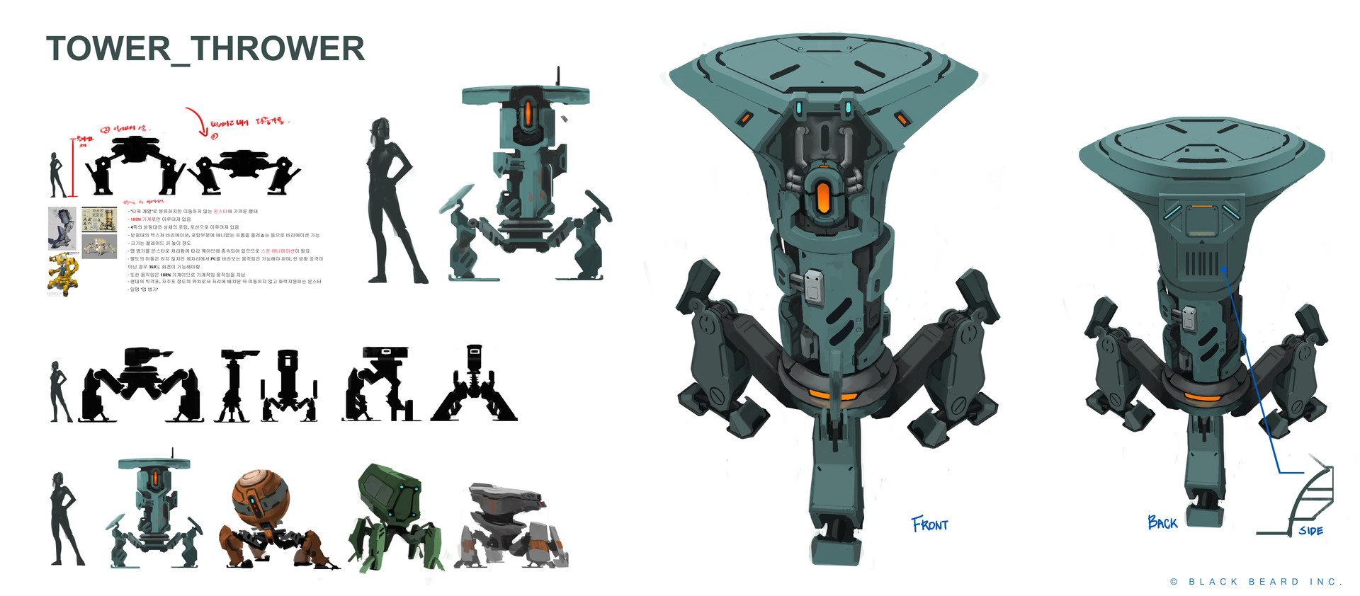 ArtStation - Enemy's defensing system design, KB Kyungbin Ahn