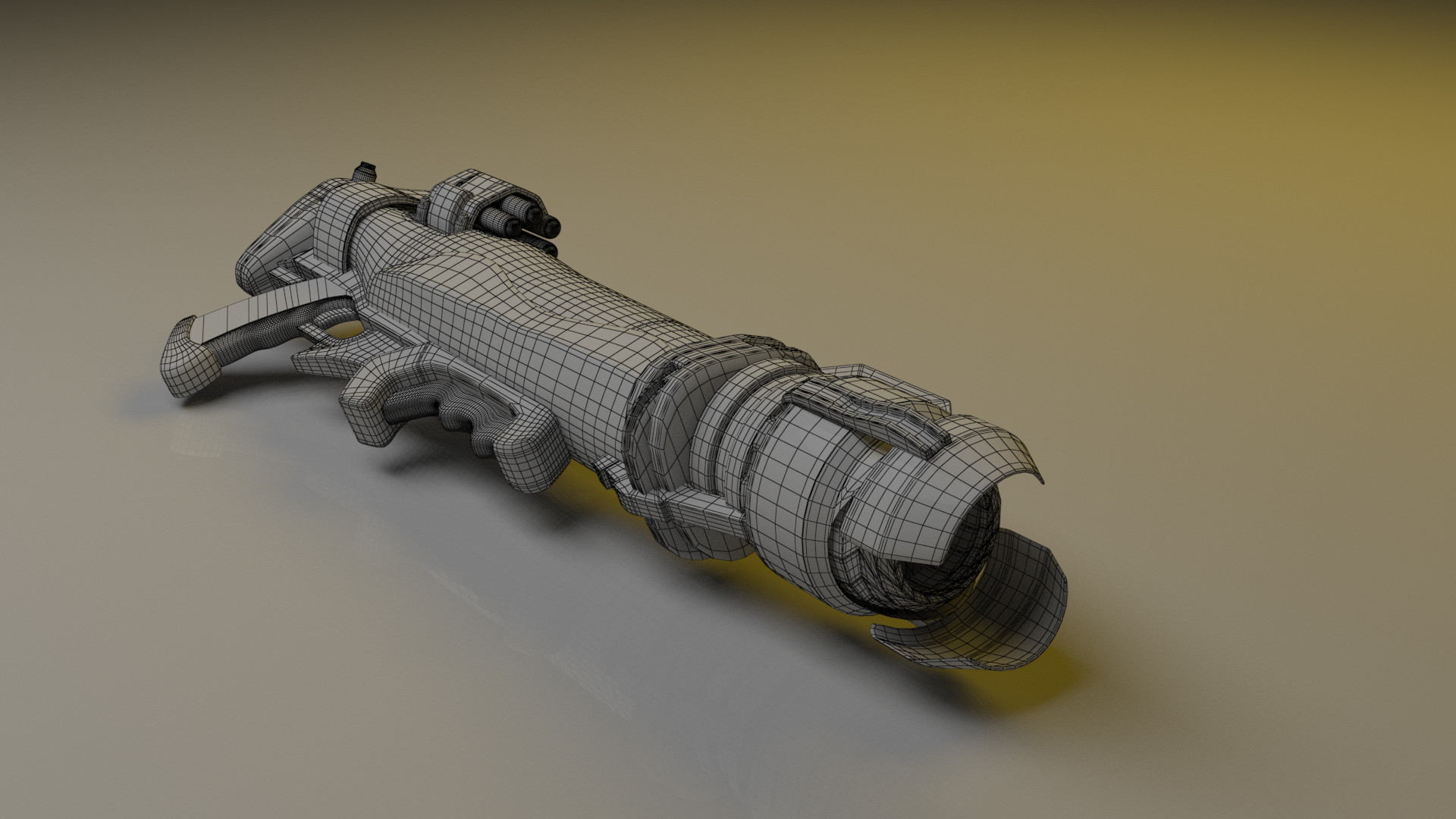 ArtStation - Pharah's rocket launcher