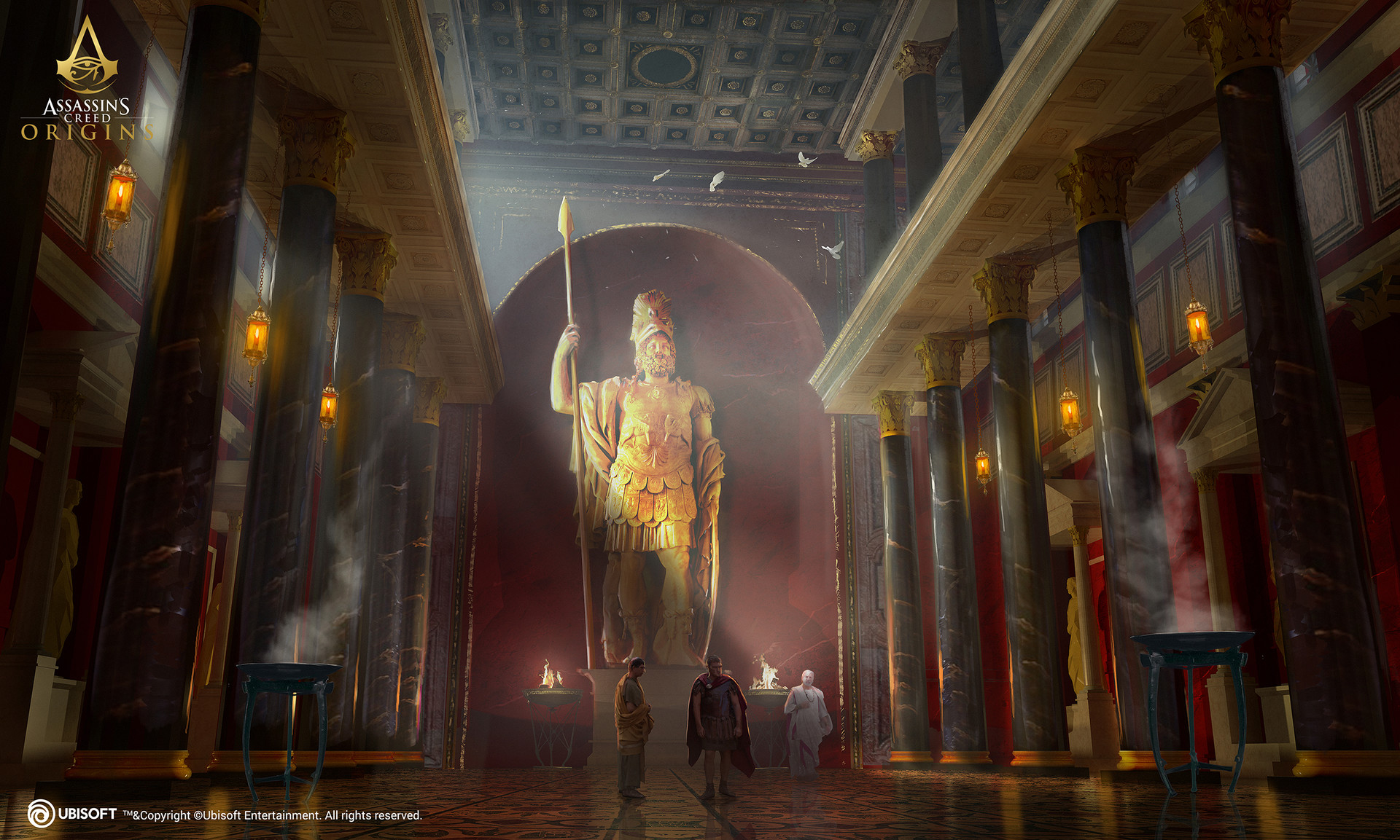 ArtStation - AC: Origins - Temple of Mars - Interior
