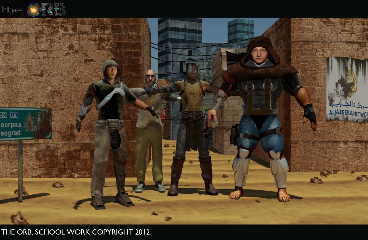 ArtStation - School work ''The Orb''