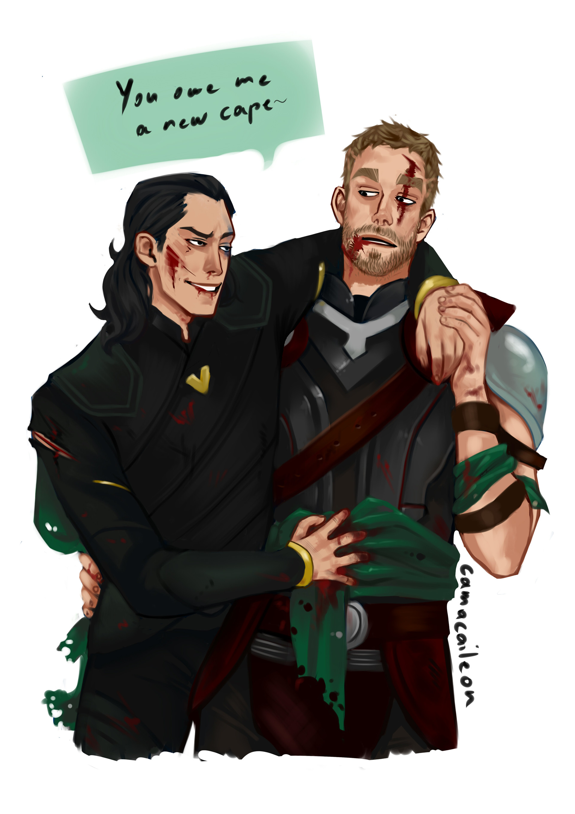 Artstation Thor And Loki Ragnaröck
