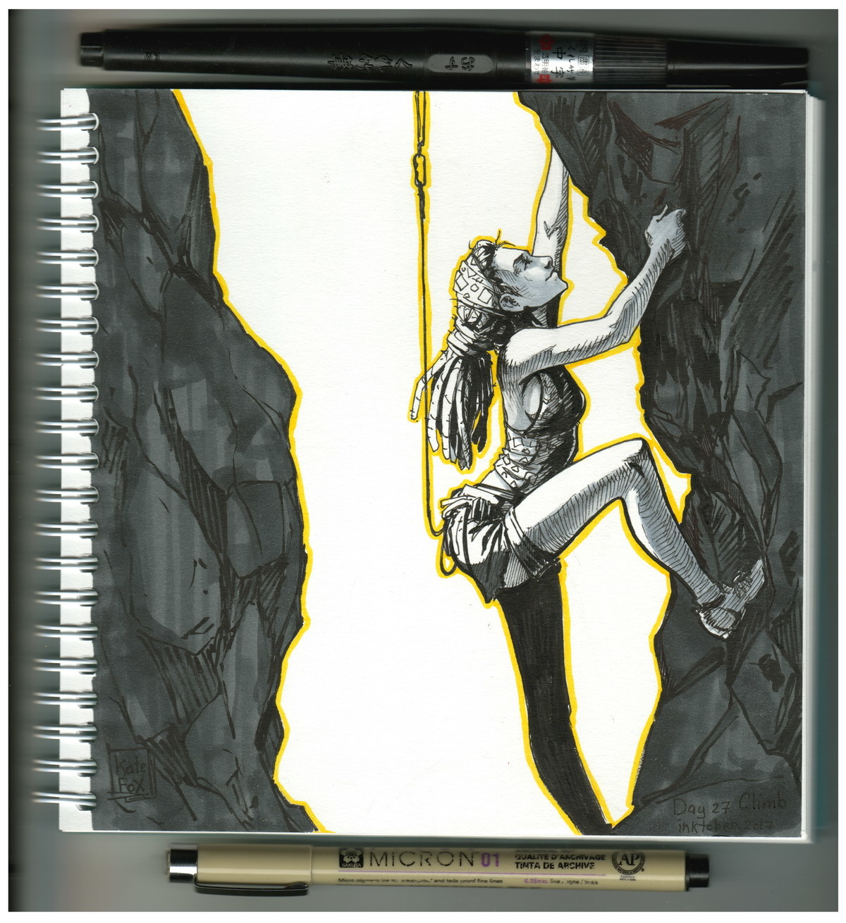 Kate Fox - The last pieces of inktober 2017
