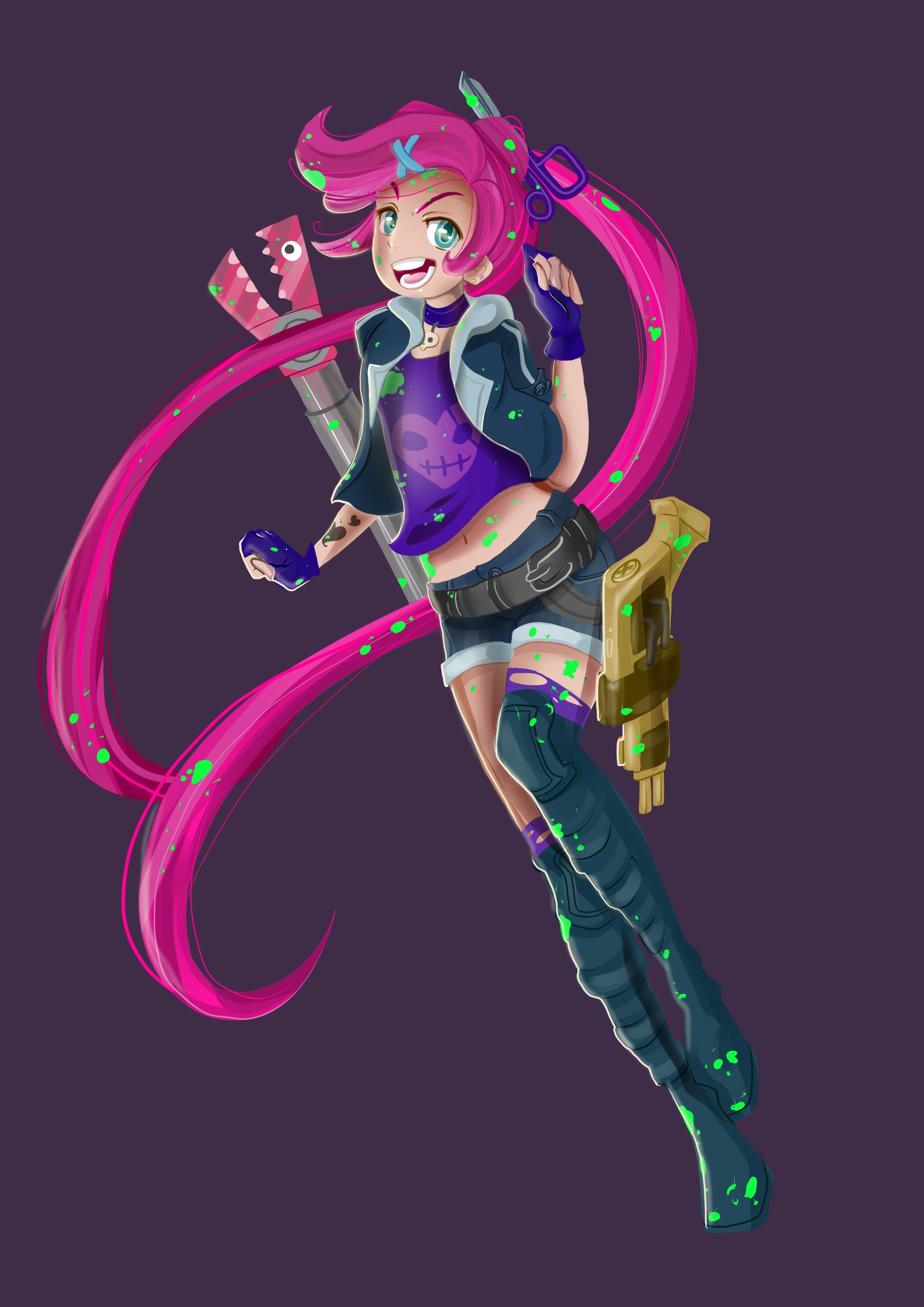 ArtStation - Jinx Caça Zumbis