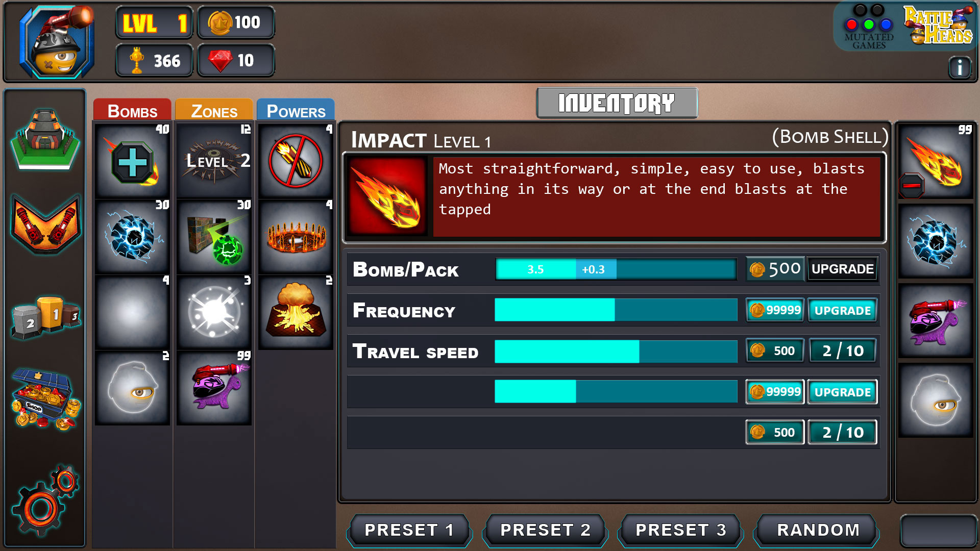 Chirag Hirani - Battle Head Game UI