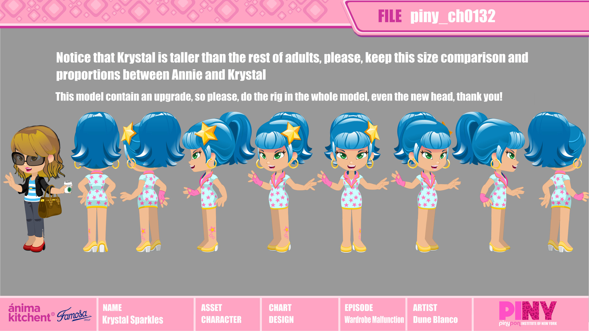 Dune Blanco - PINY Institute Of New York _ CHARACTER DESIGN