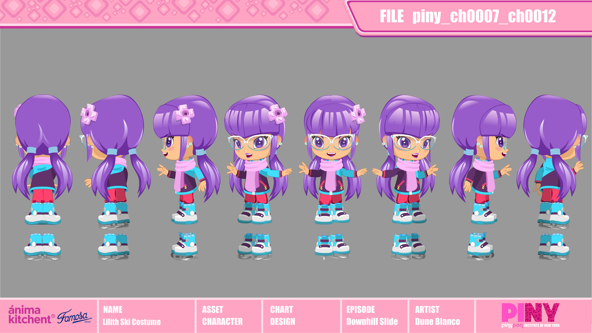 Dune Blanco - PINY Institute Of New York _ CHARACTER DESIGN