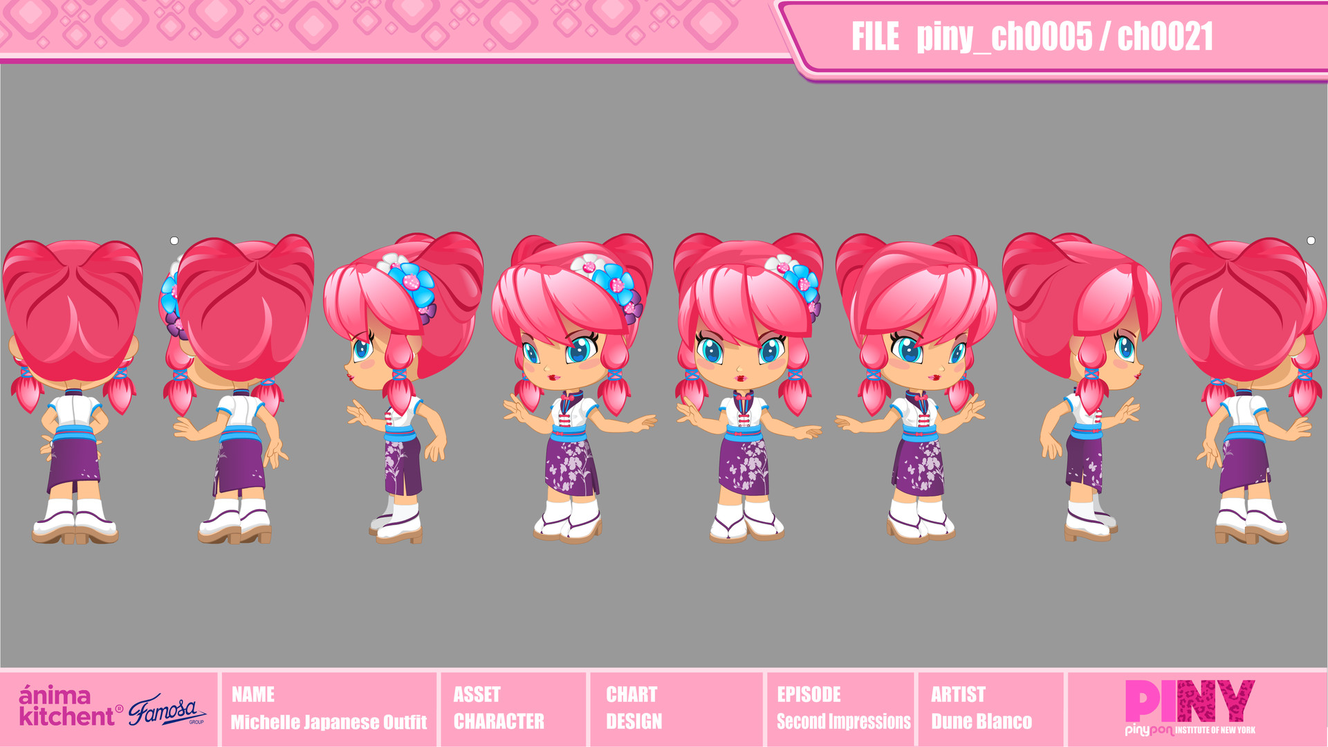 Dune Blanco - PINY Institute Of New York _ CHARACTER DESIGN