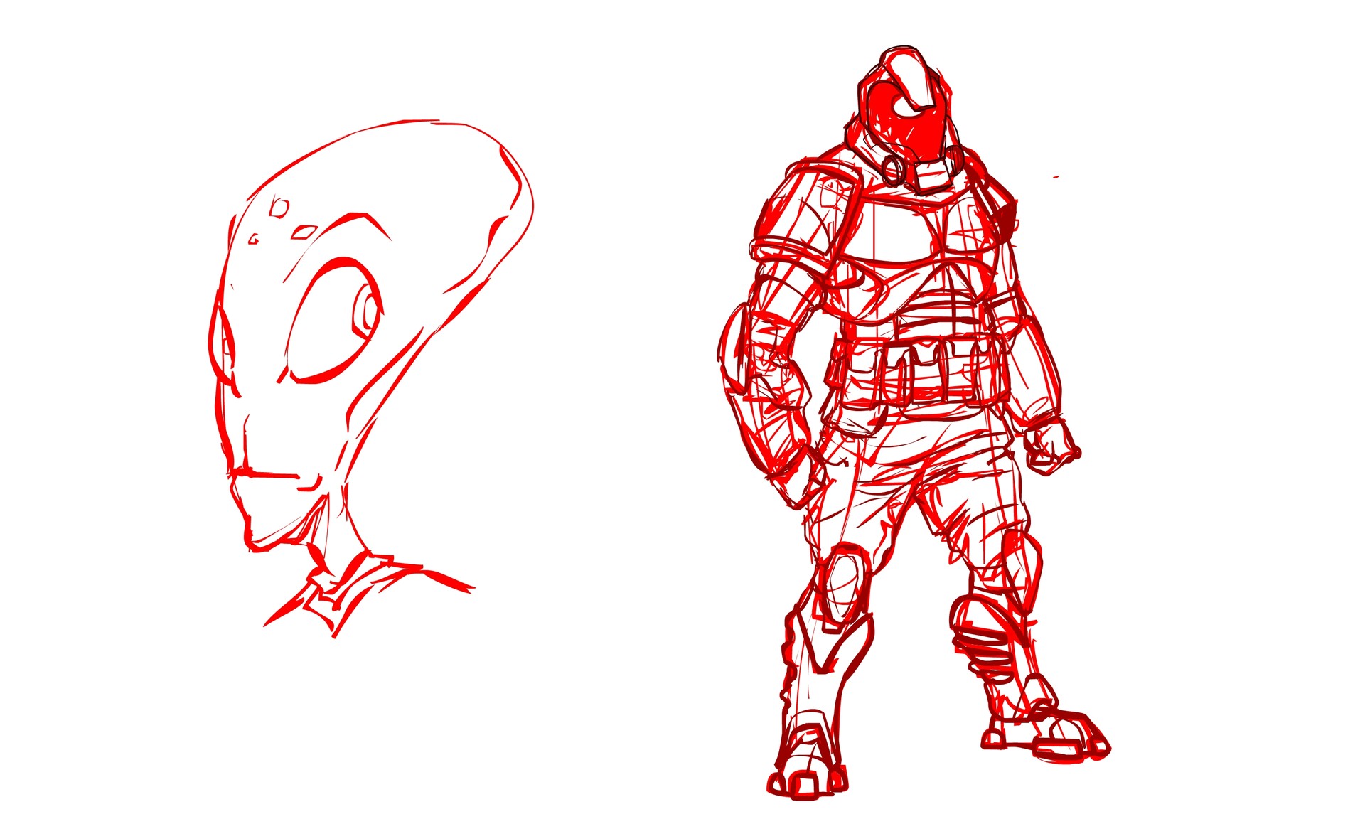 Greg Rose - Sketches, Doodles and studies