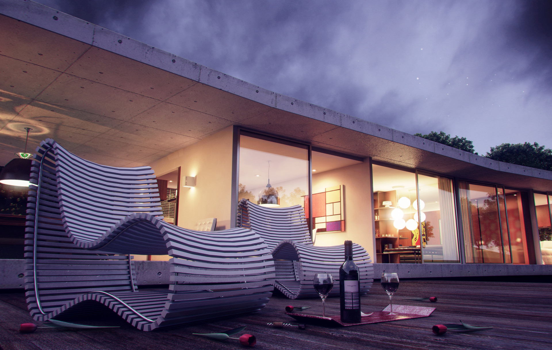 ArtStation - LAKE HOUSE