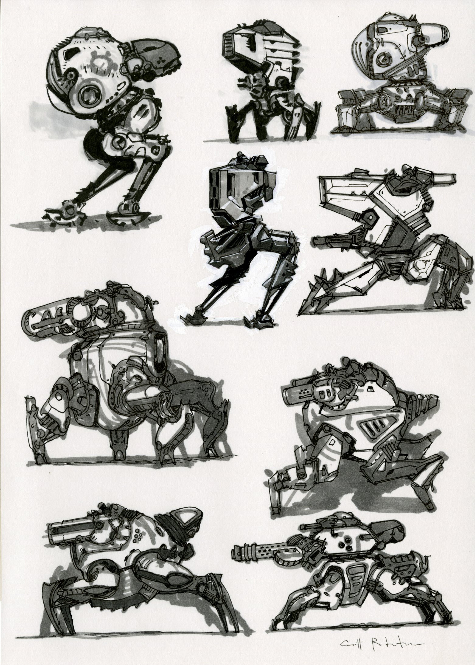 Scott Robertson - 2017 Drawing Sale Preview