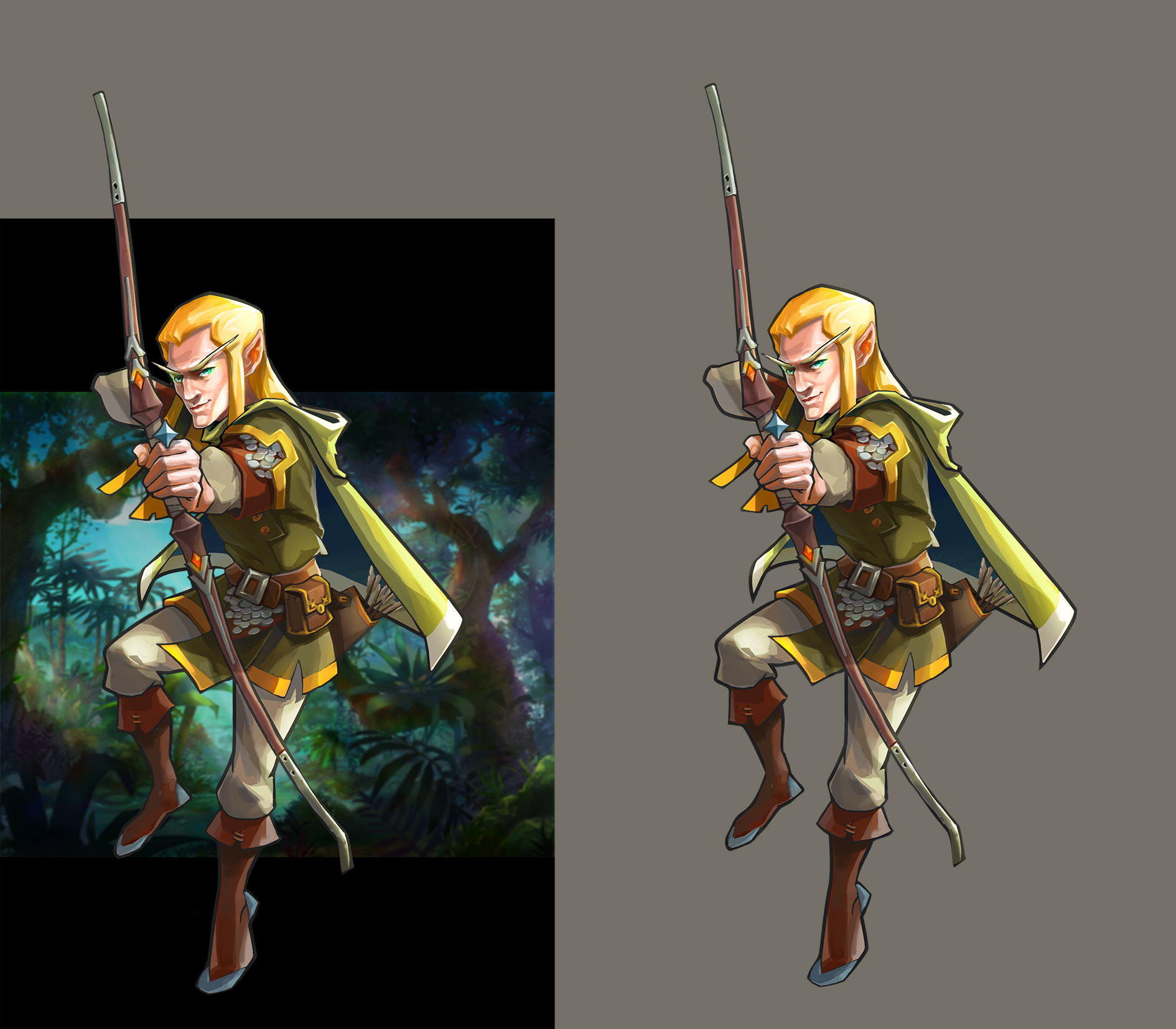 ArtStation - Practise The archer