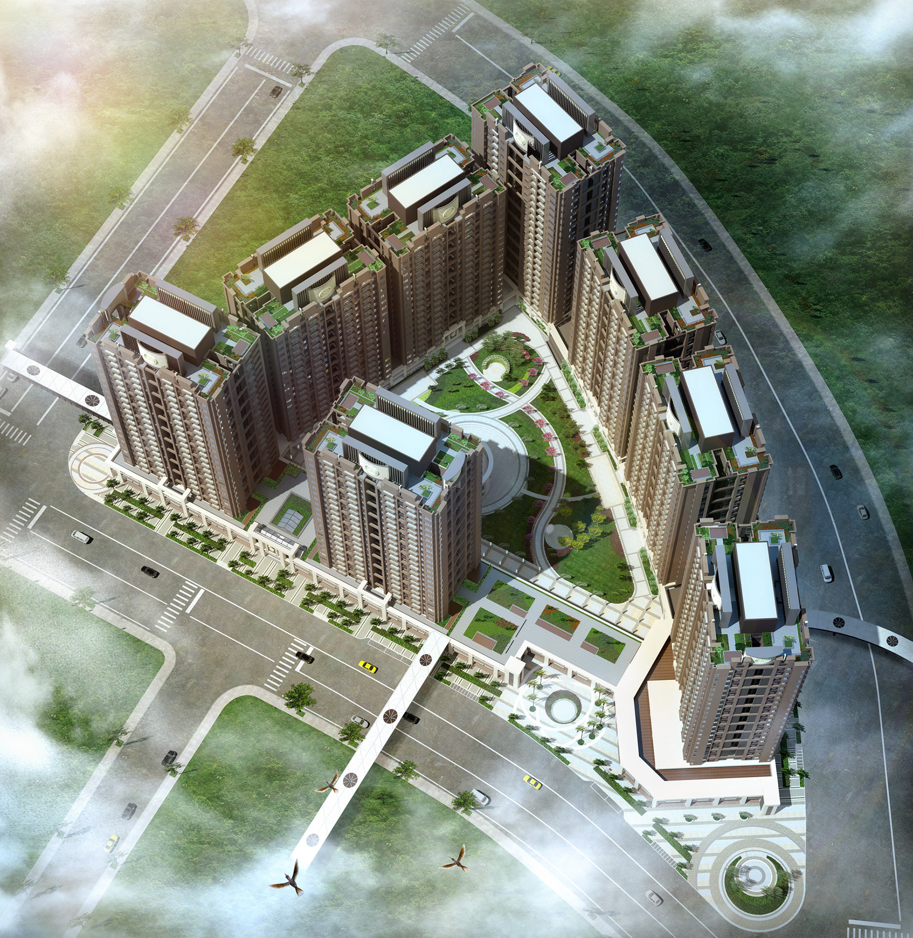 ArtStation - 3d aerial view