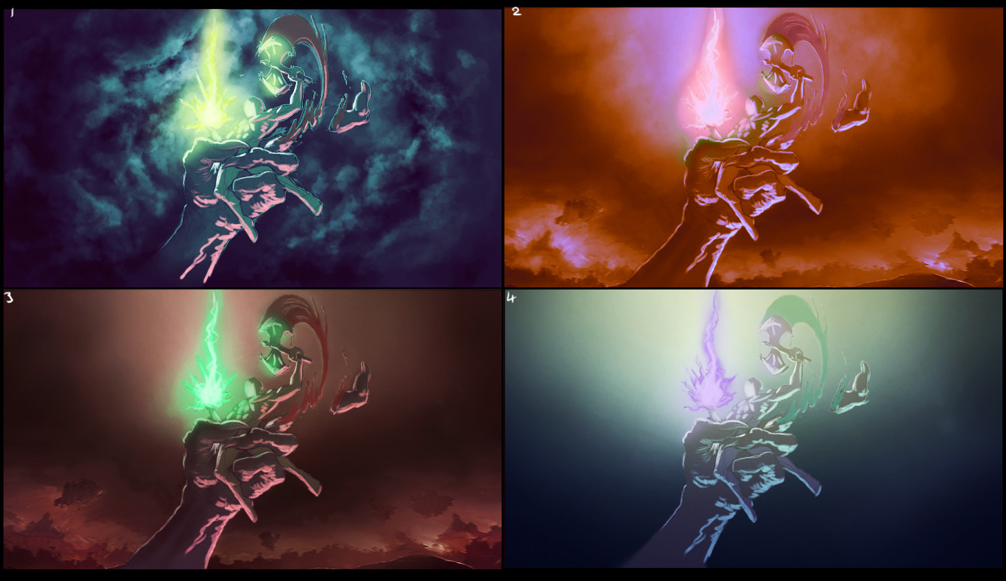 Chris Pollitt - Amid Evil Key Art & Process