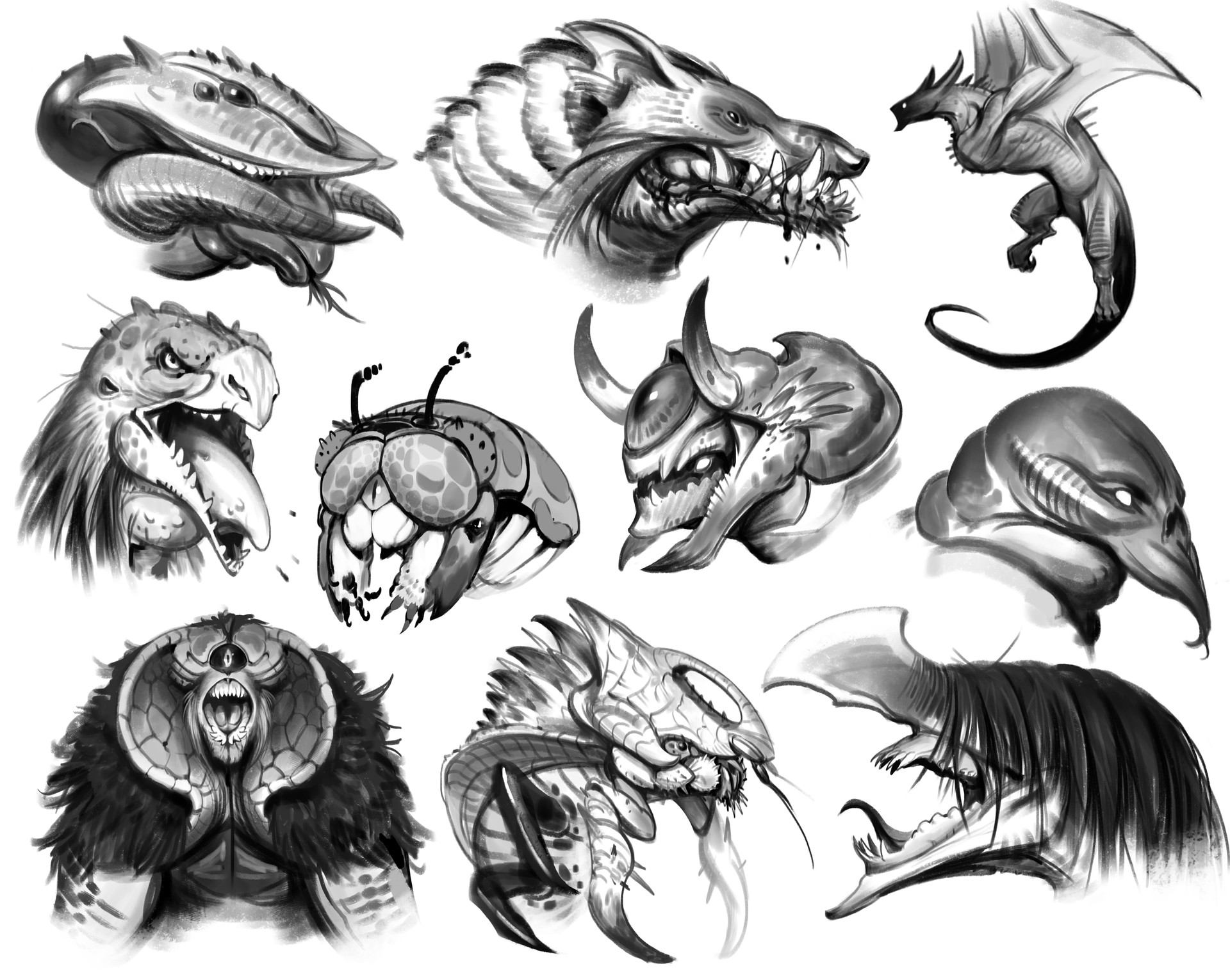 ArtStation - Creature Concept Sketch