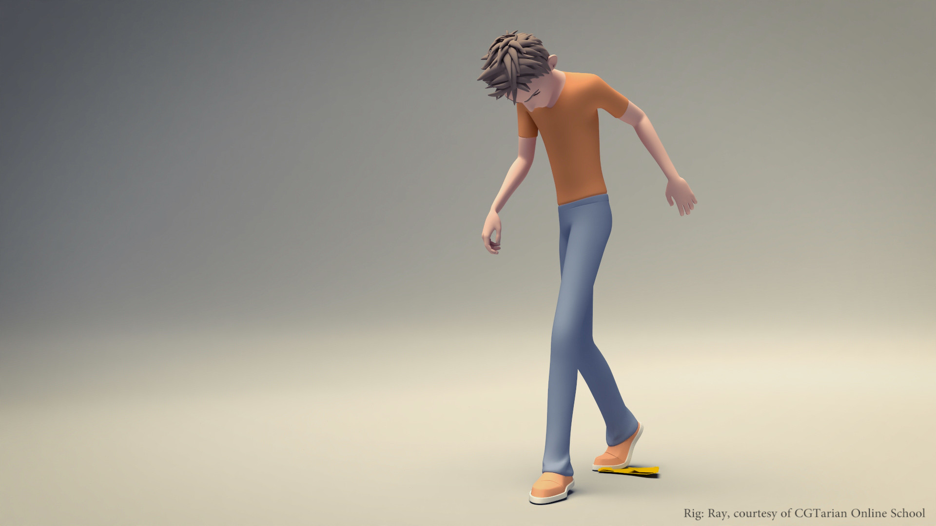 Mykola Kozak - Awkward Walk Animation Test