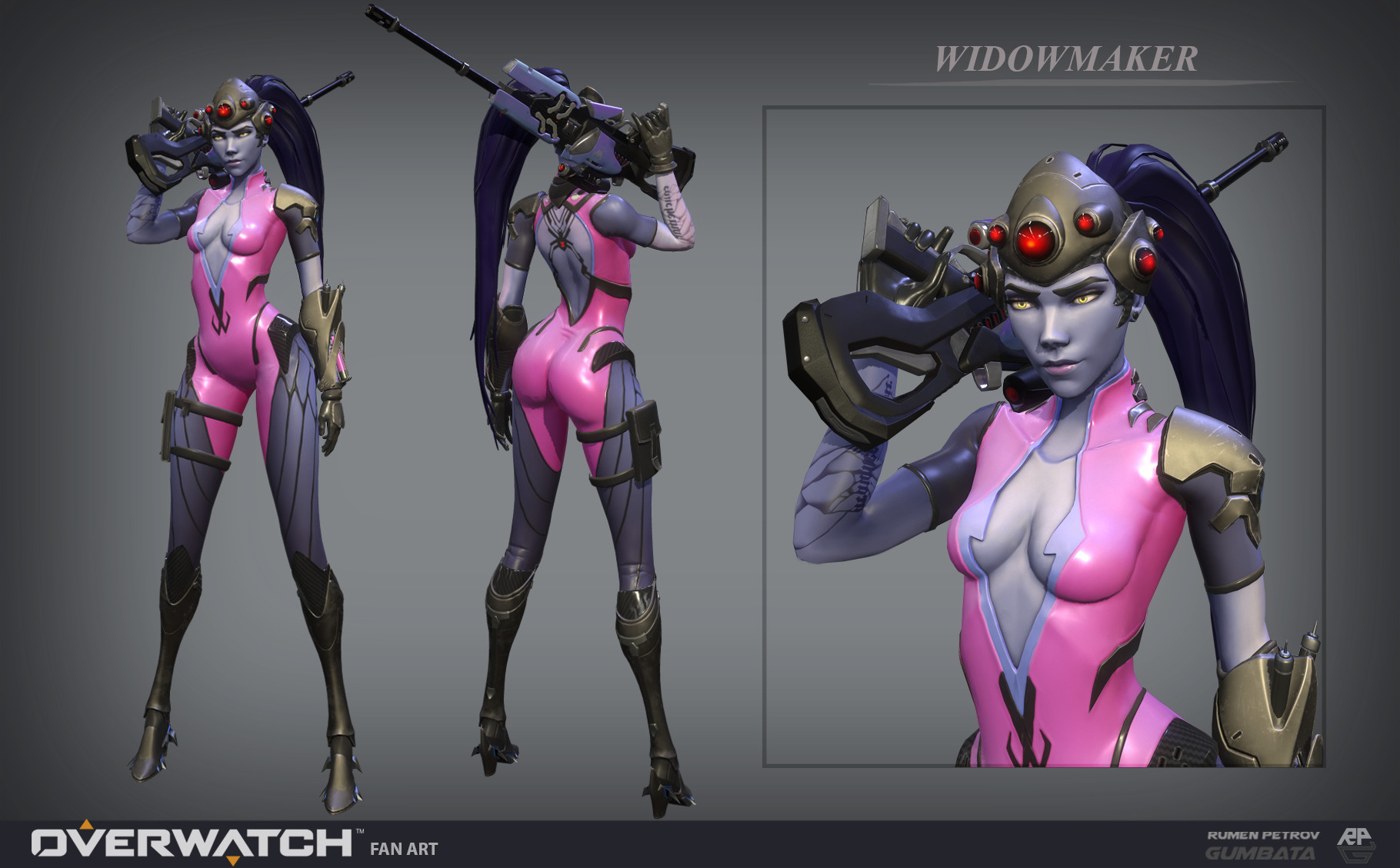 Rumen Petrov - Overwatch Widowmaker Fan Art