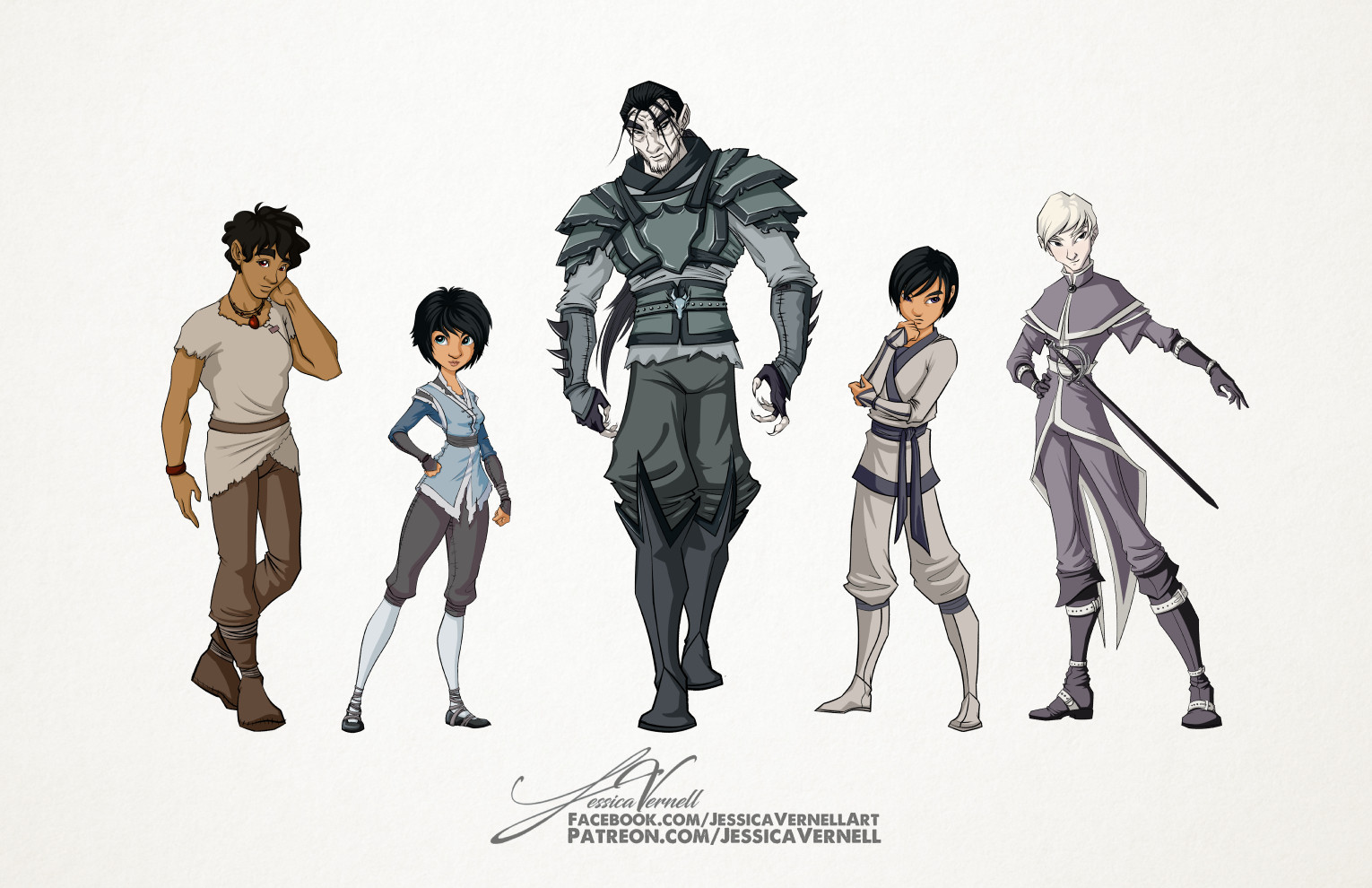 Jessica Sessions - Character Line Up Version 1.0