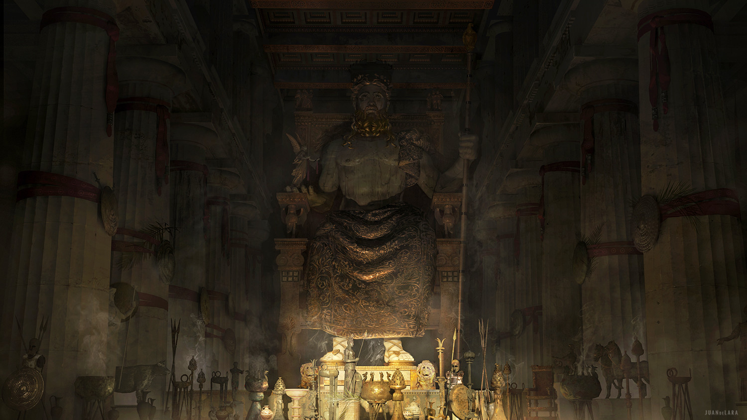 Temple Of Zeus Inside