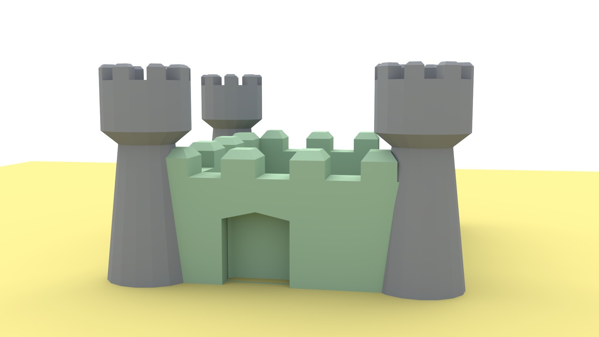 ArtStation - Low Poly Castle