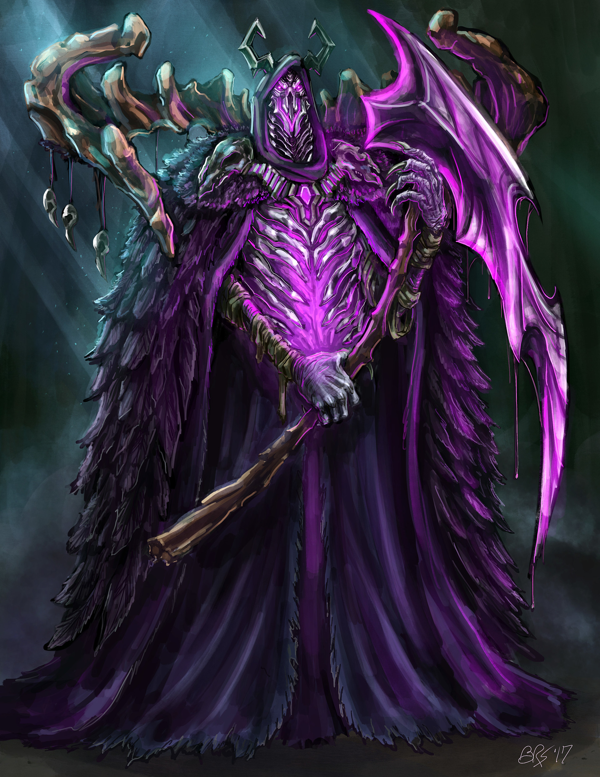 ArtStation - Overlord of Death