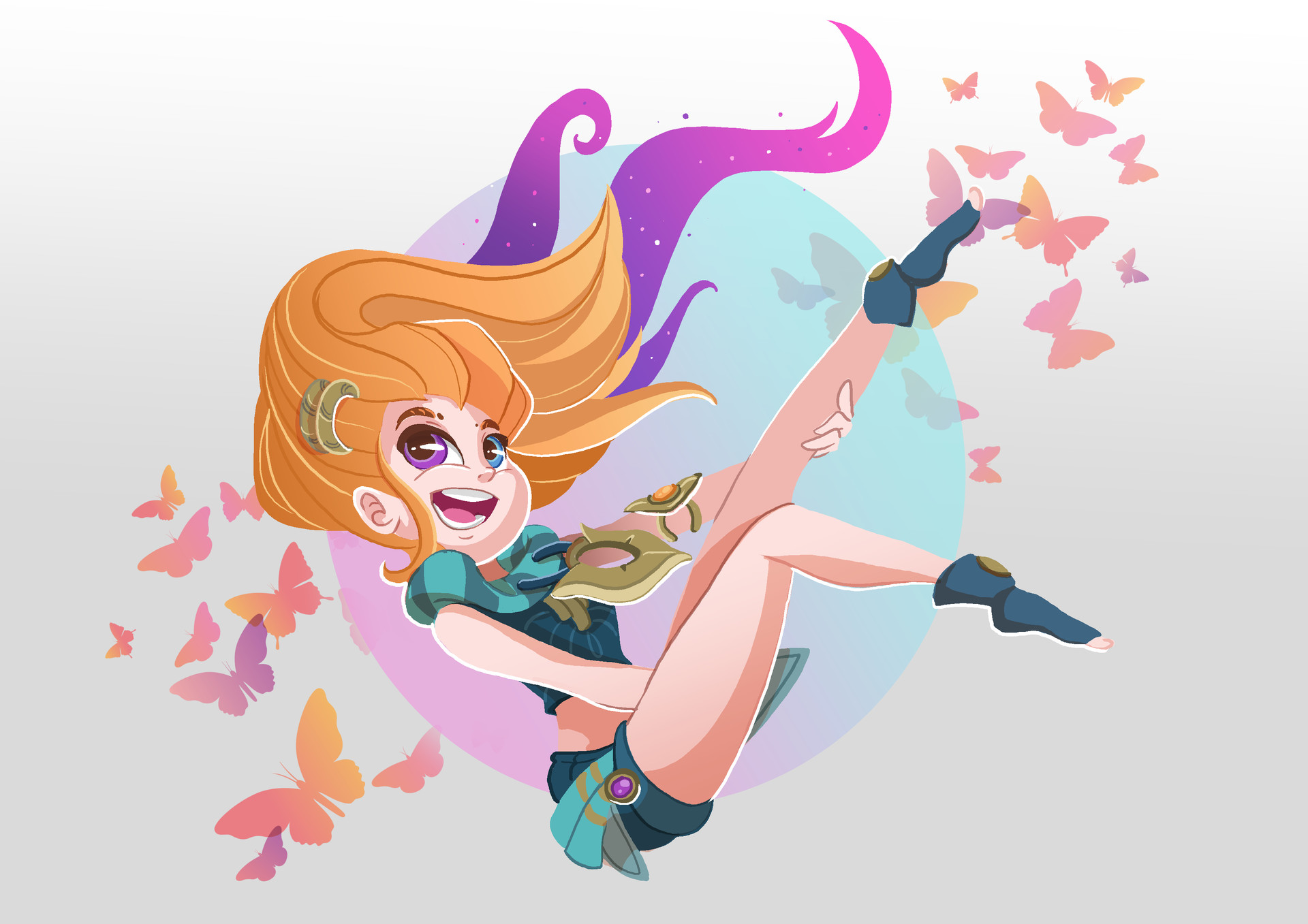 how to draw zoe league of legends