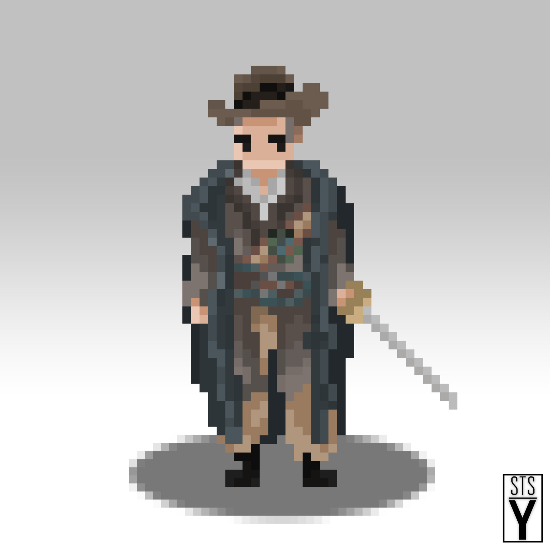 ArtStation - Pixel Art | Ilumi the Swordsman