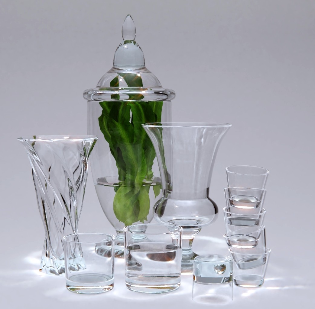 ArtStation - Test Glass Shader with fake caustic