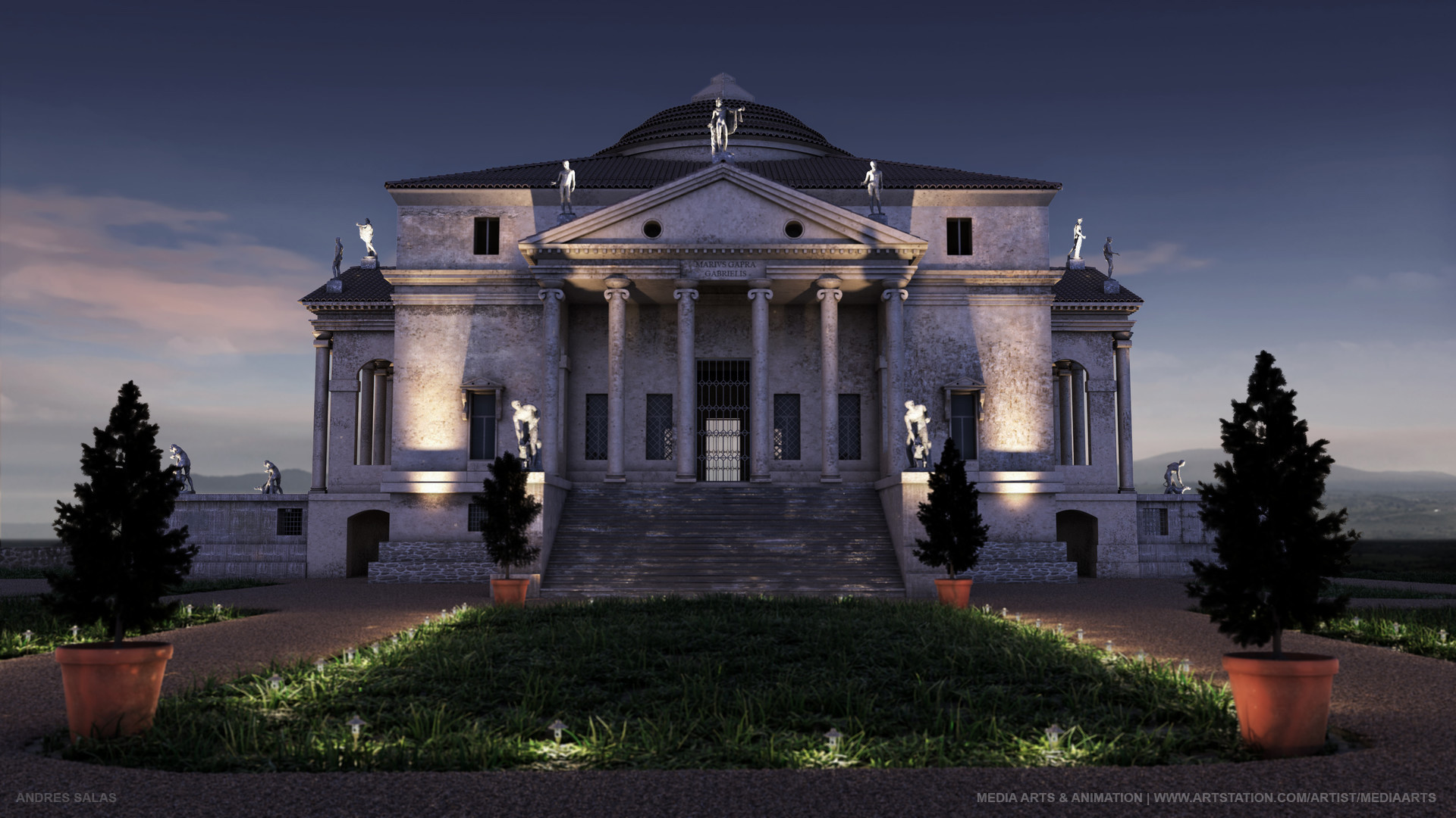 Eudy's Media Arts - Andres Salas | Andrea Palladio Villa Rotonda