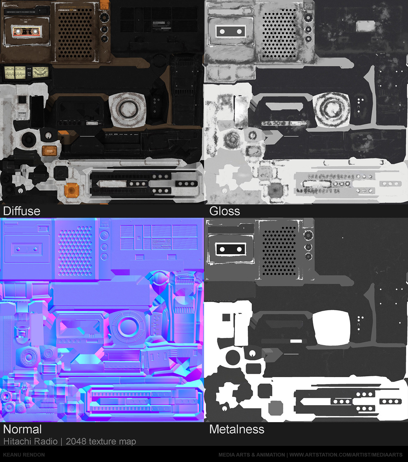 Eudy's Media Arts - Keanu Rendon | Hitachi Radio Cassette Player