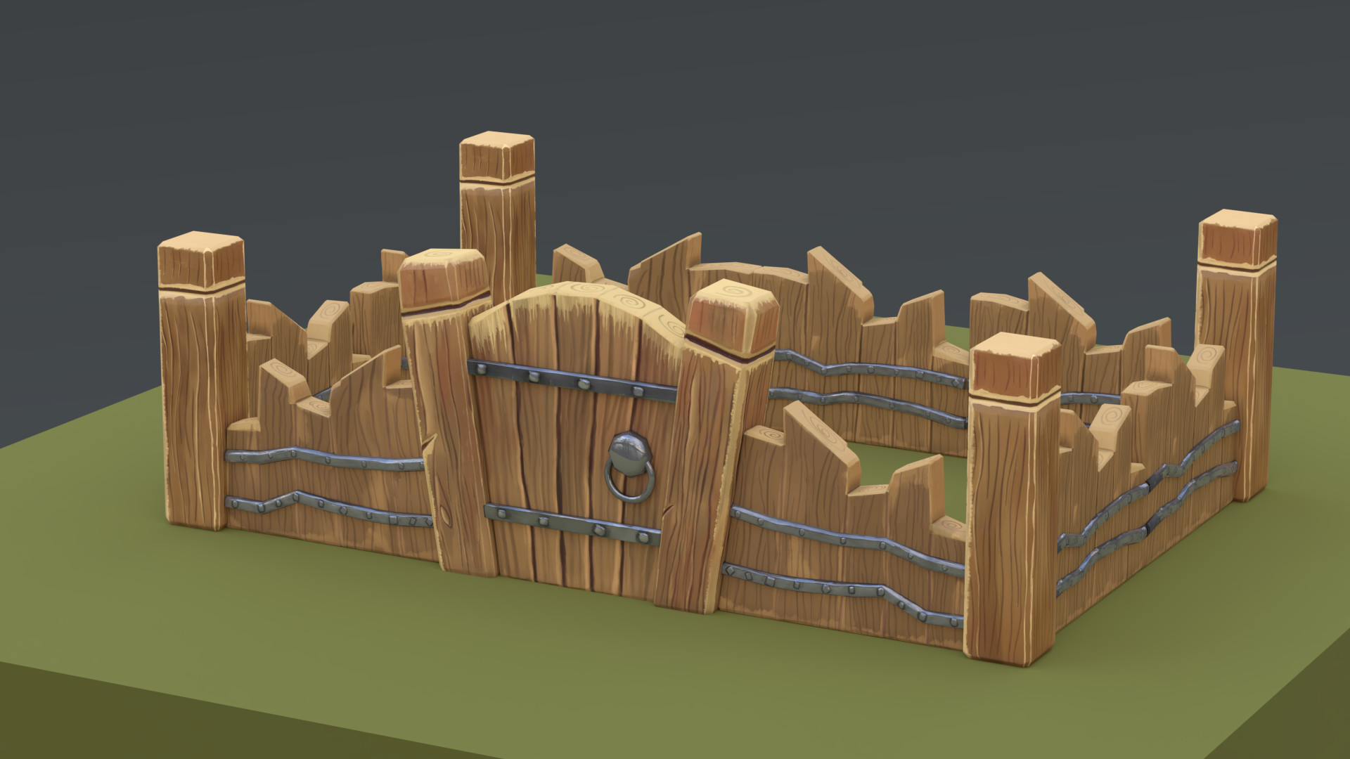 ArtStation - Medieval gate