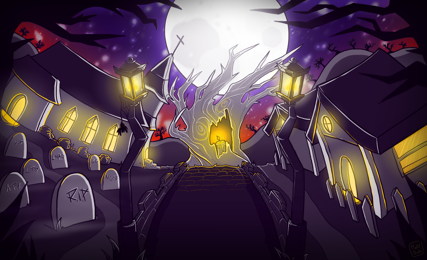 ArtStation - Spooky village