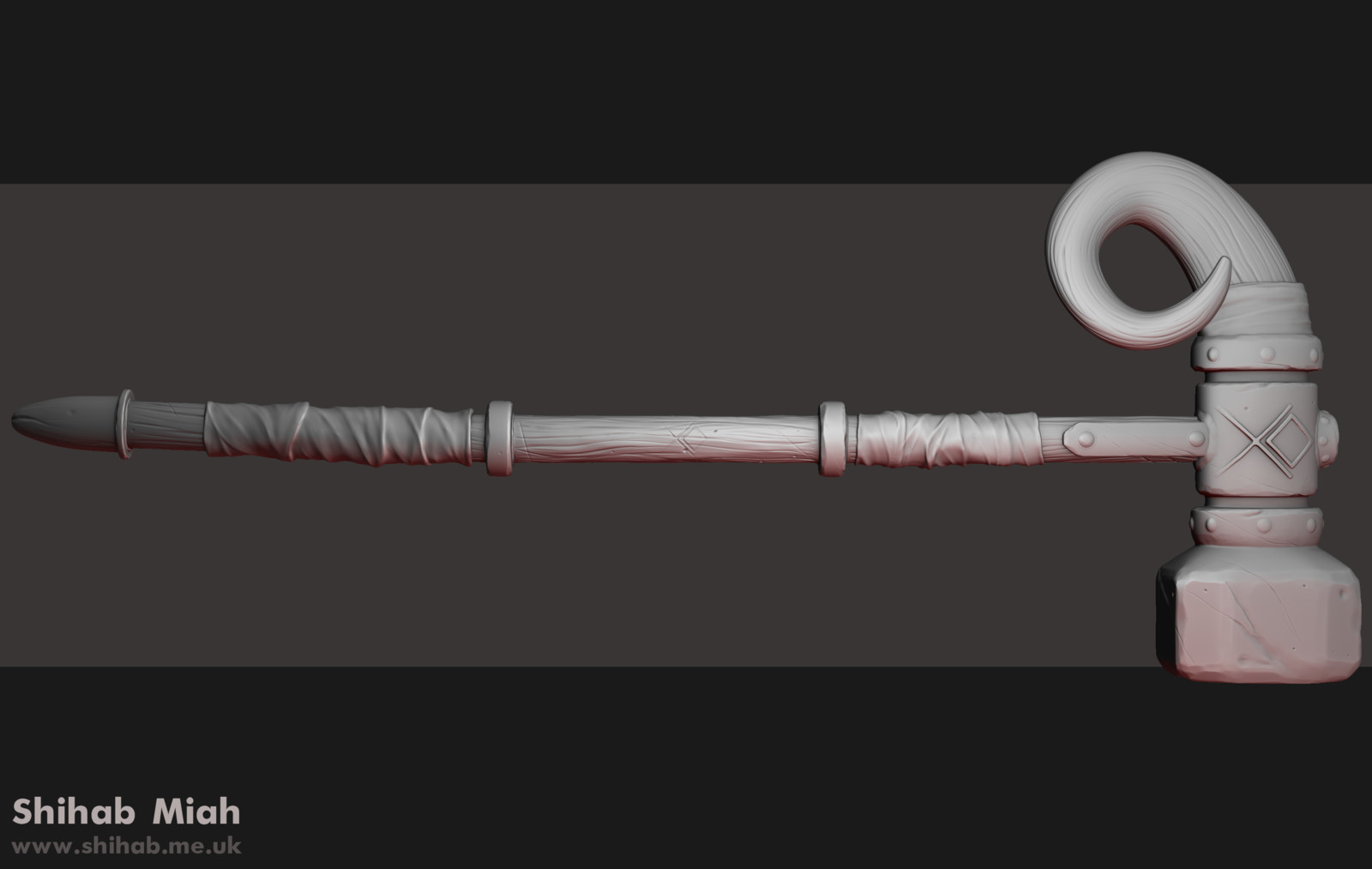 Shihab Miah - Stylised Tank Hammer