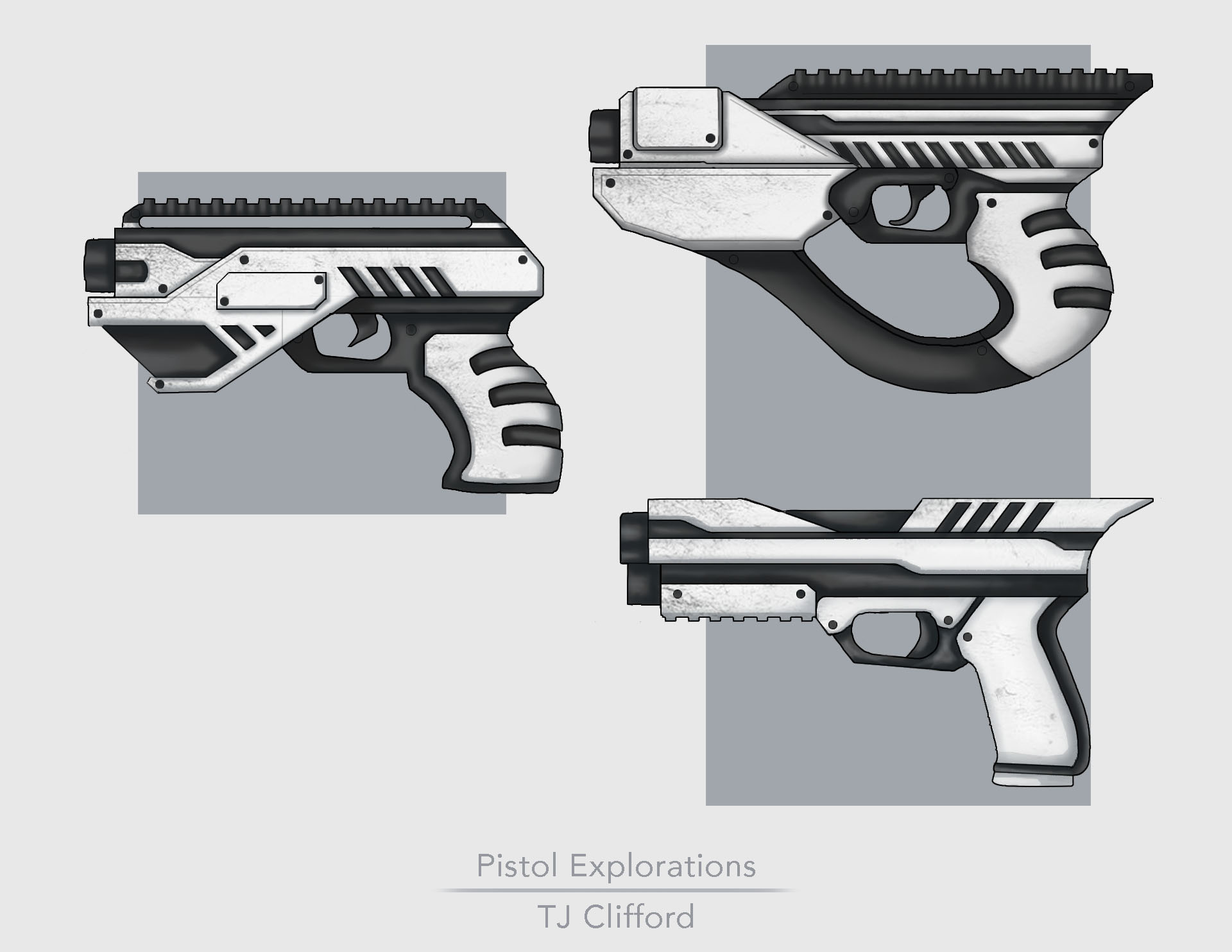 ArtStation - Pistol Explorations