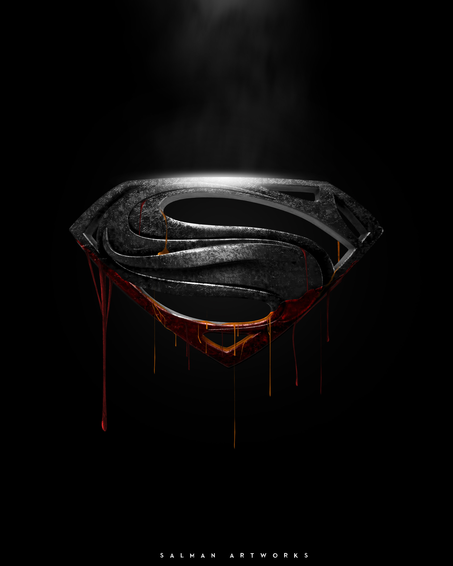 dark superman wallpaper