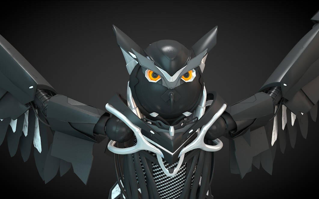 ArtStation - 3D owl