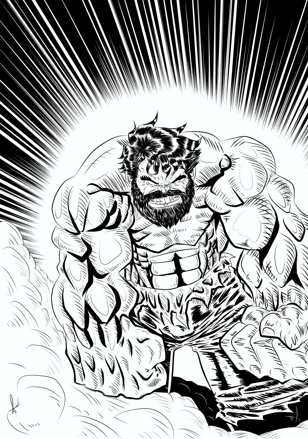 Red Hulk Coloring Pages