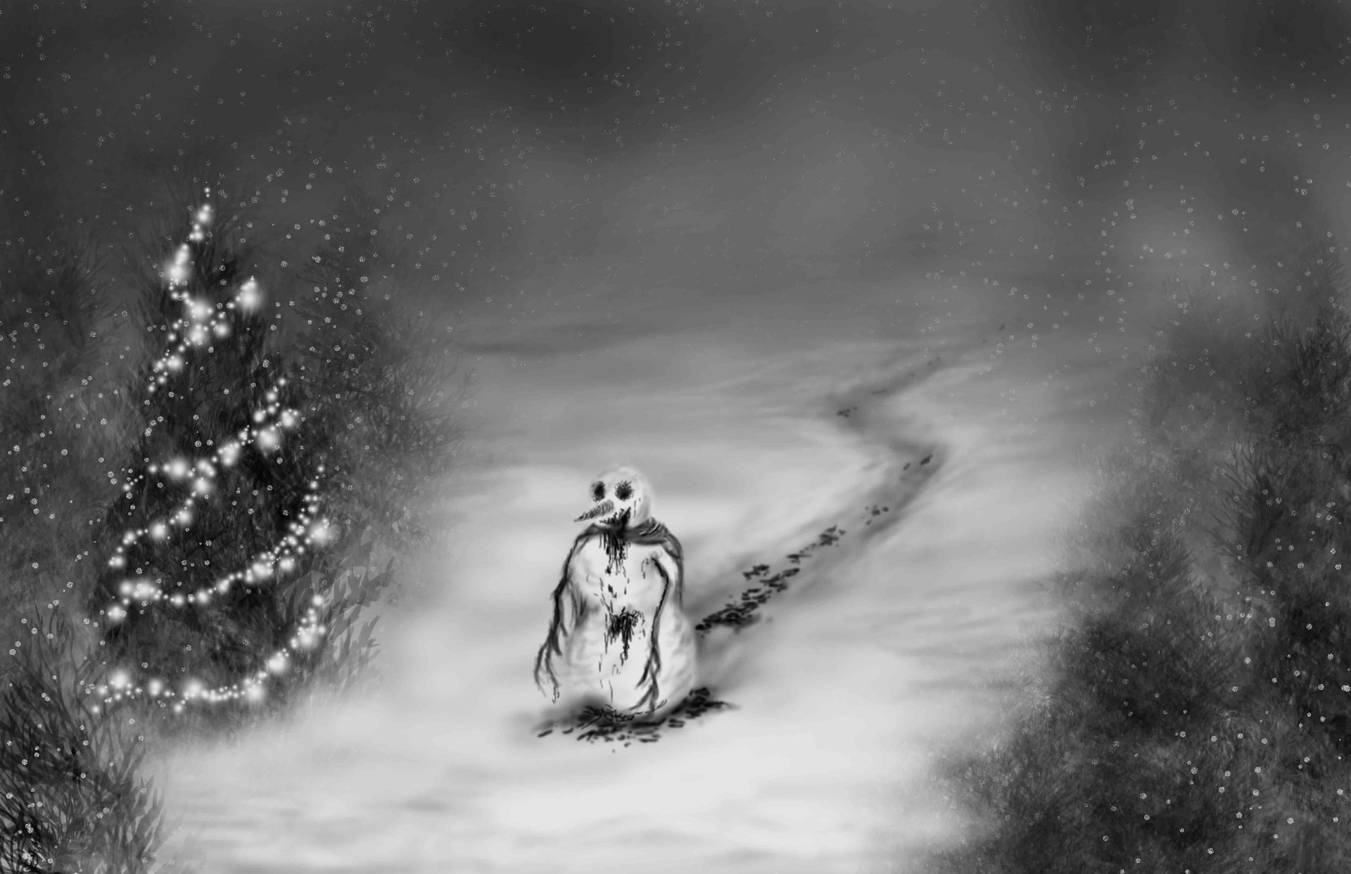 ArtStation - Sinister Snowman