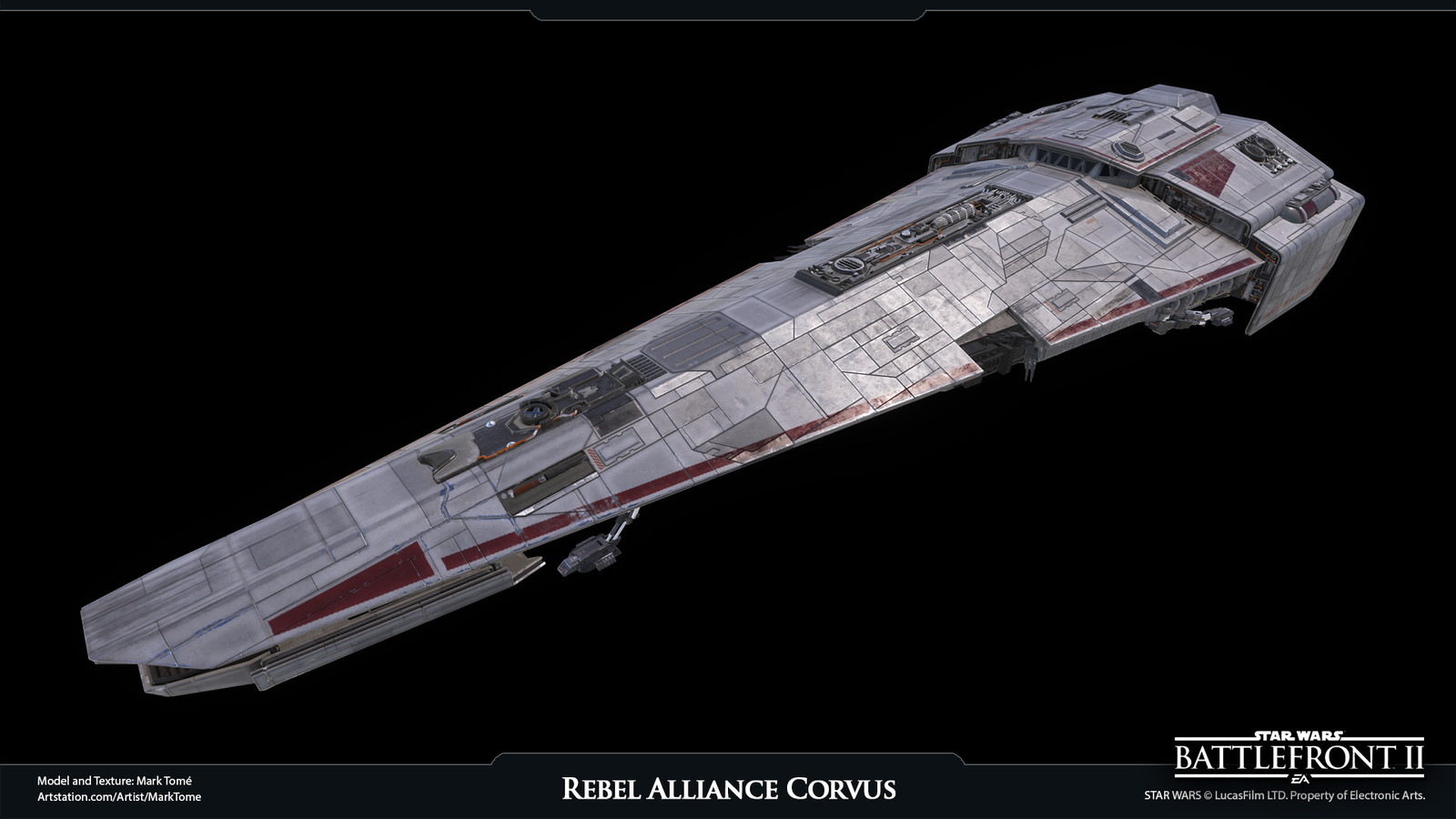 Mark Tomé - Rebel Alliance Corvus Ship
